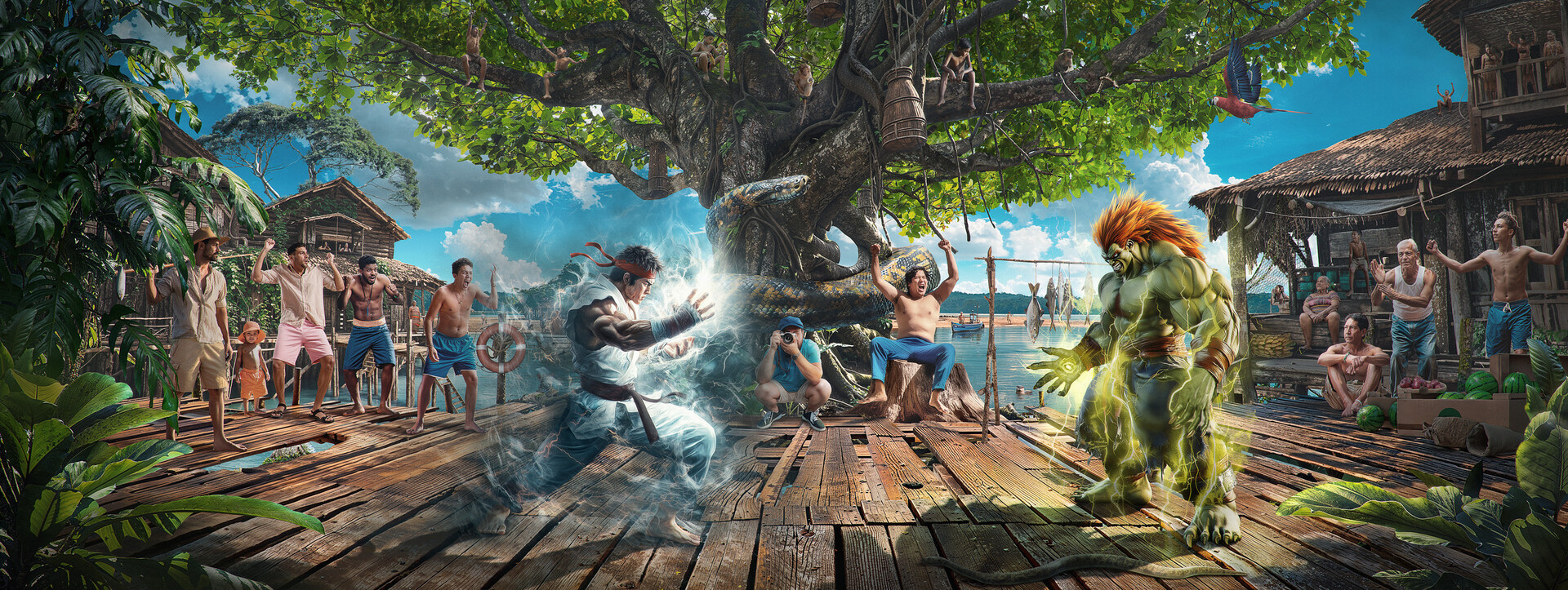 ArtStation - Street Fighter 2 - Blanka Stage