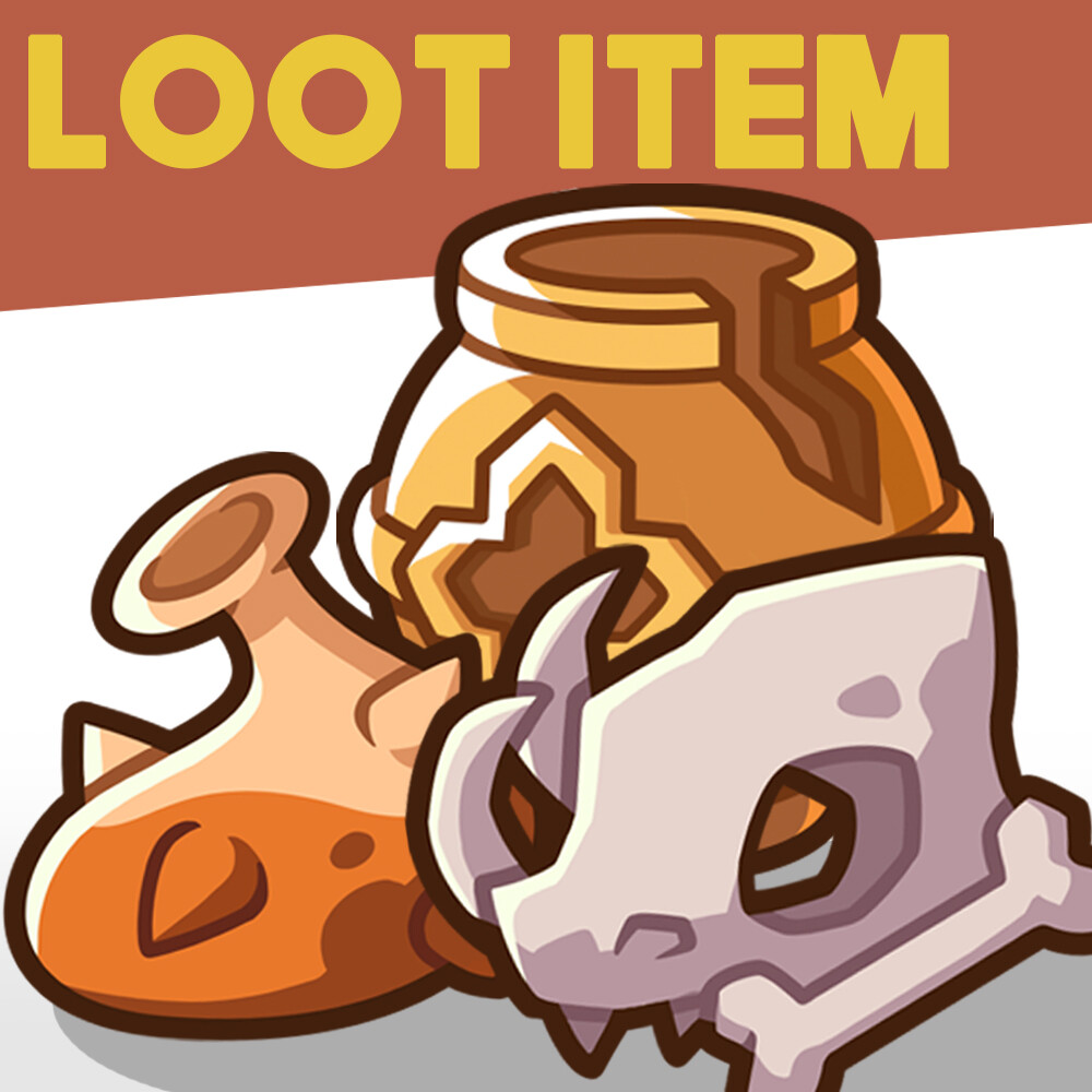 ArtStation - Postknight 2- Loot Items