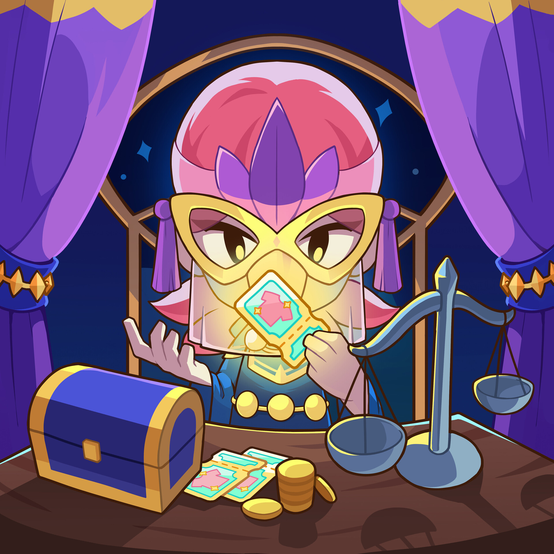 Hannah Hiew - Postknight 2- Prism Pass Illustrations