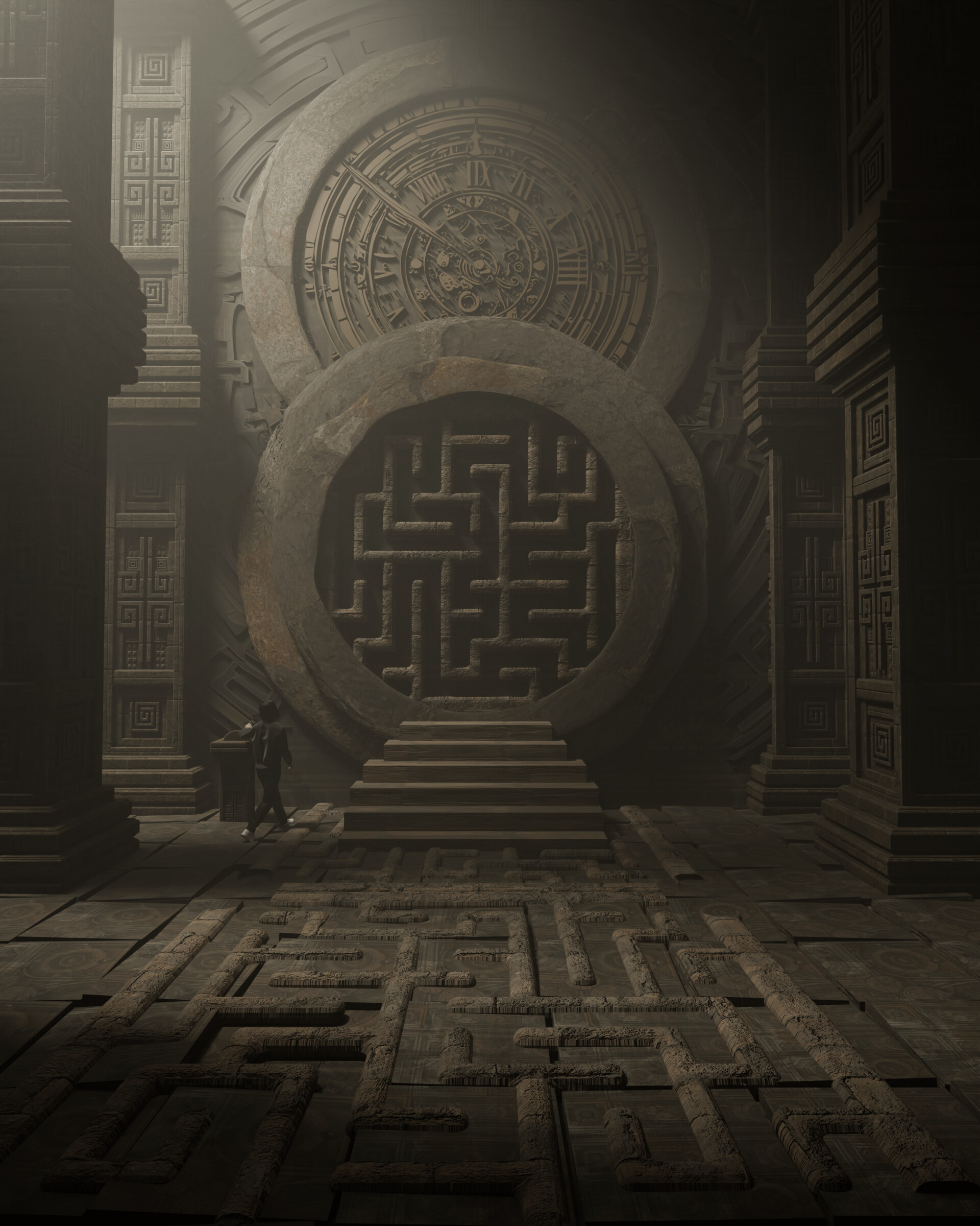 ArtStation - Ancient Maze Architecture