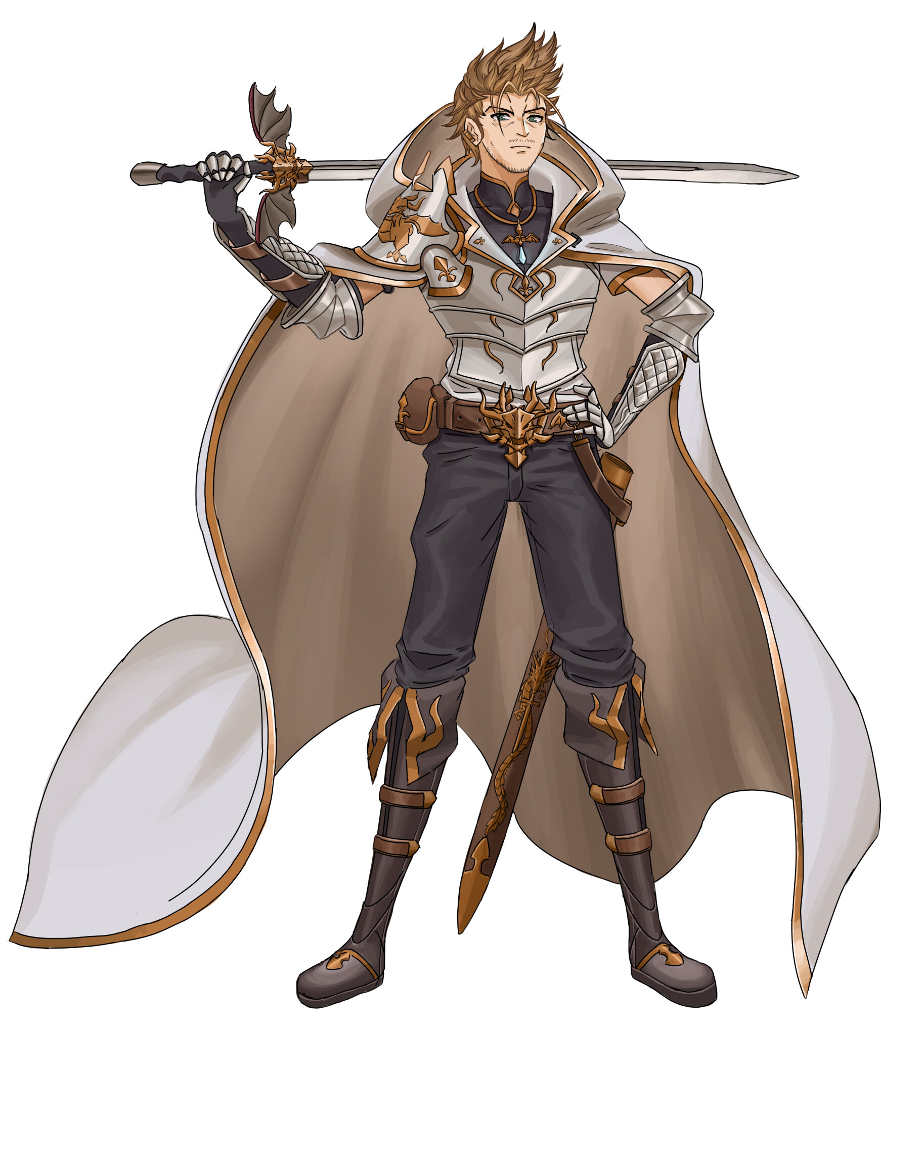 ArtStation - 베테랑 검사 캐릭터