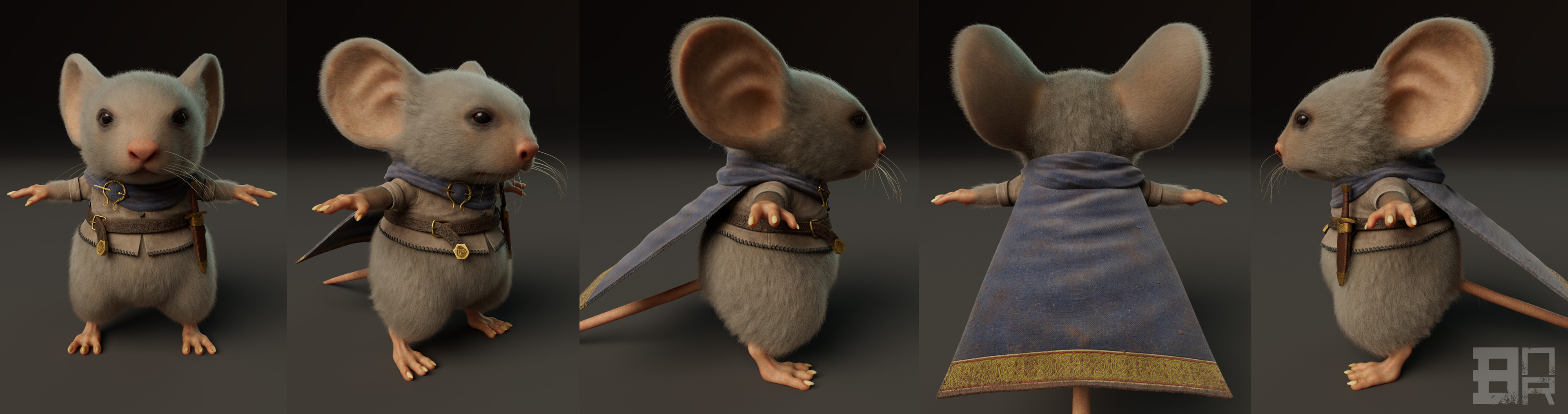 Brian Ratchford - 3d Artist - Texturing, Modeling and inbetween - Mouse Guard : The Patrol