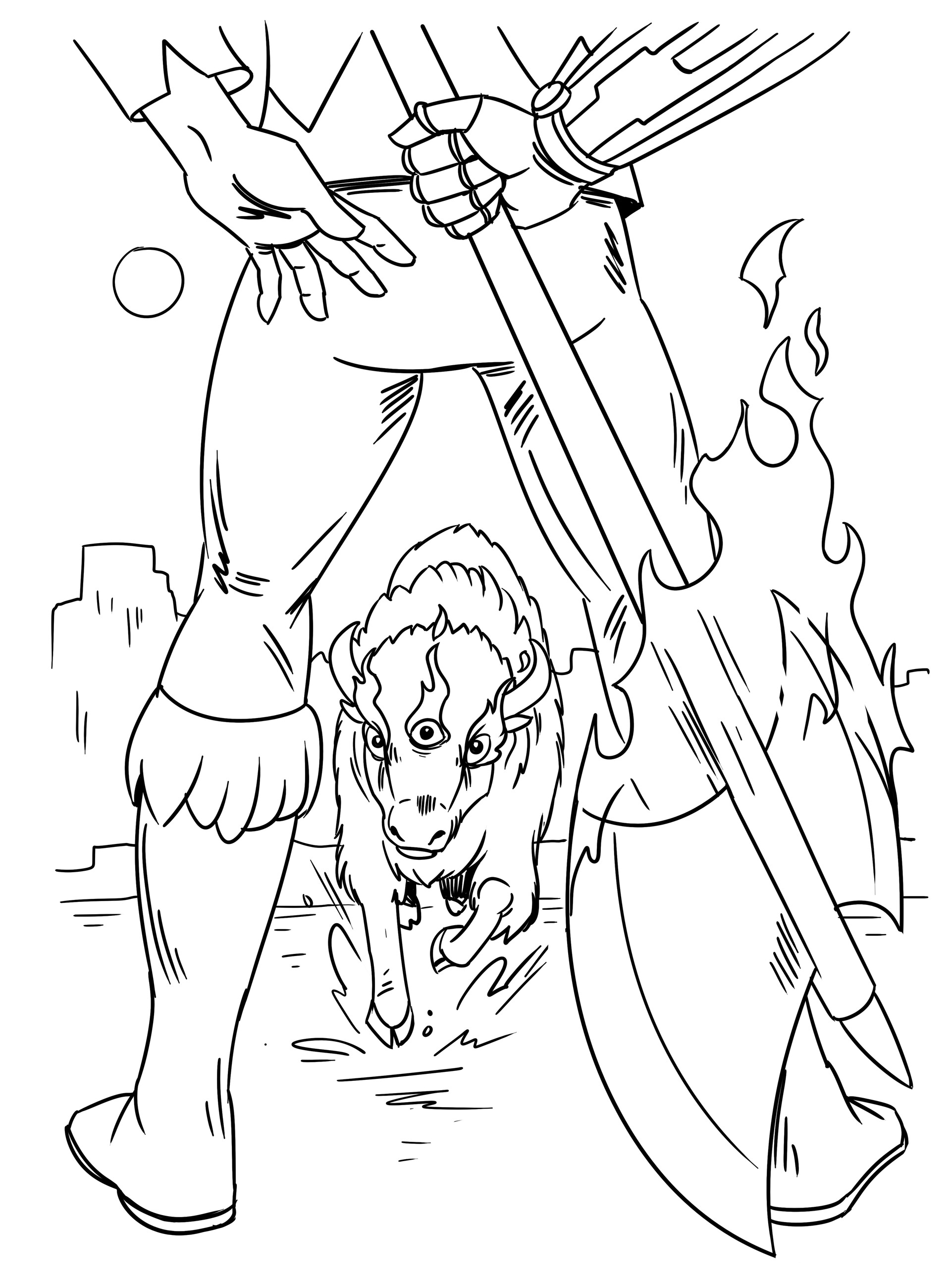 beowulf coloring pages