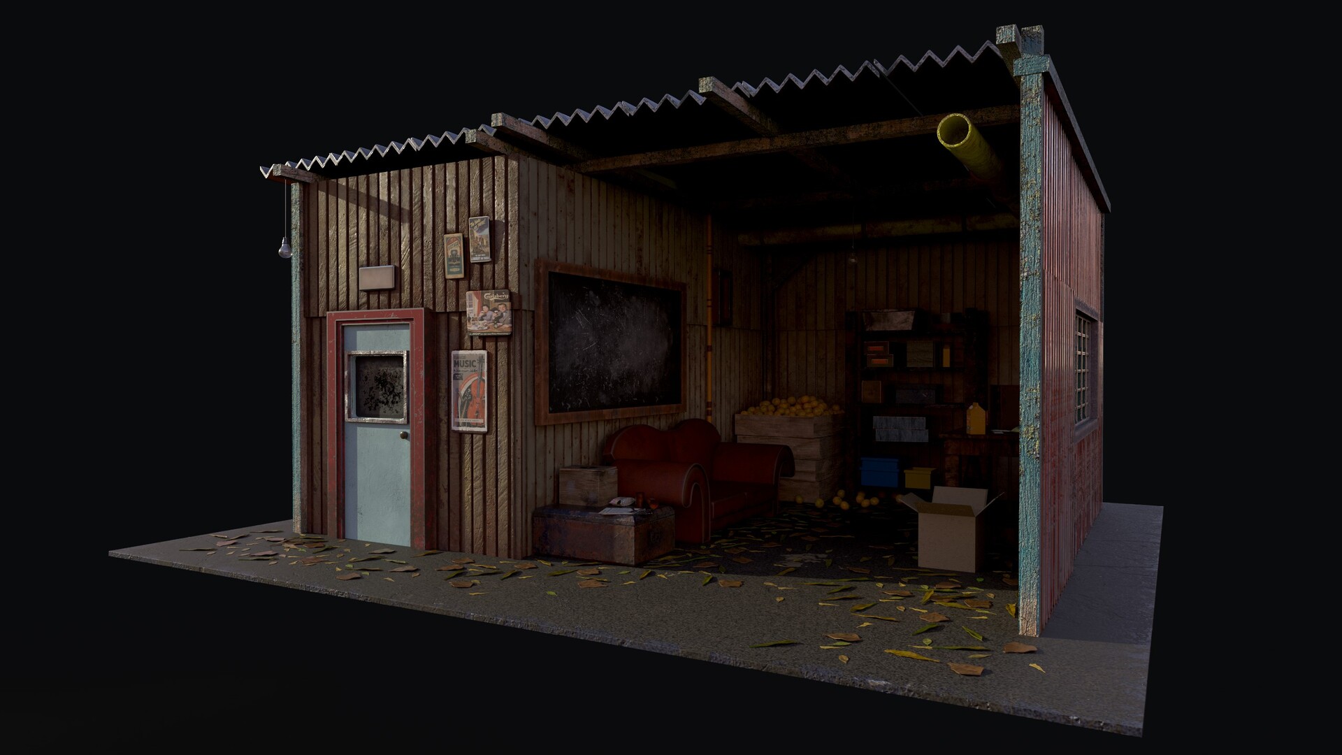 ArtStation - HITMAN 2016 INSPIRED 3D MODEL | 3D SET DESIGN | 3D MODEL ...