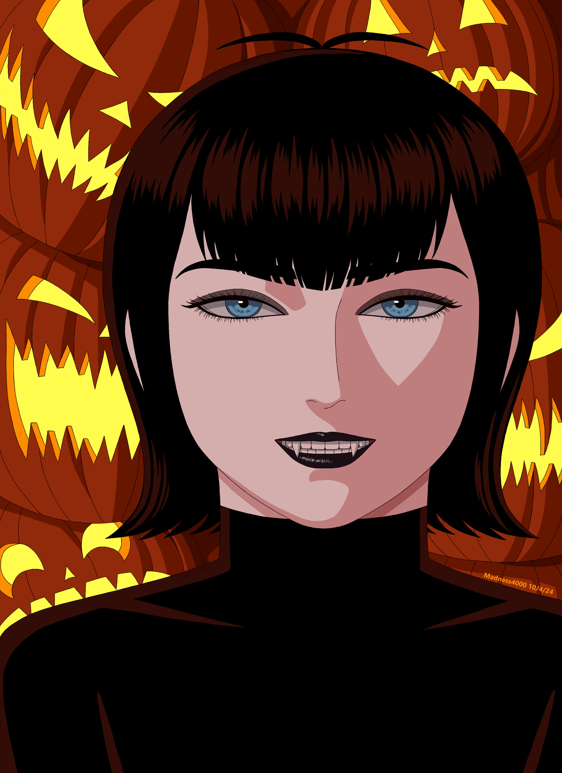 ArtStation - Mavis Dracula Halloween Portrait
