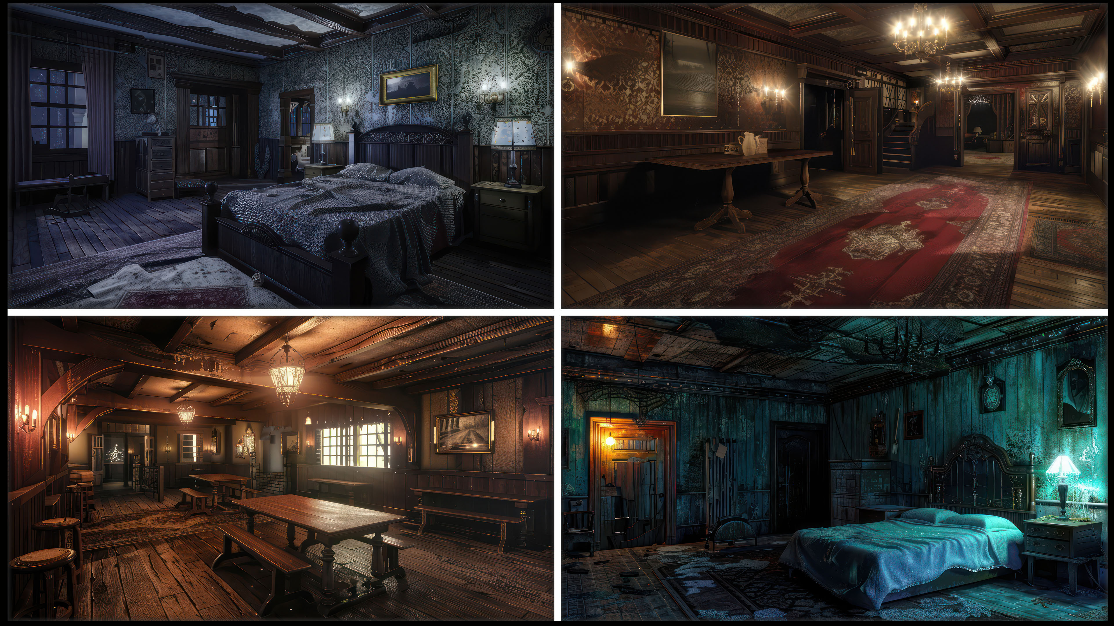 Ferial Concept - 🔹240 Haunted Inn - Environment Concept Reference Image ...