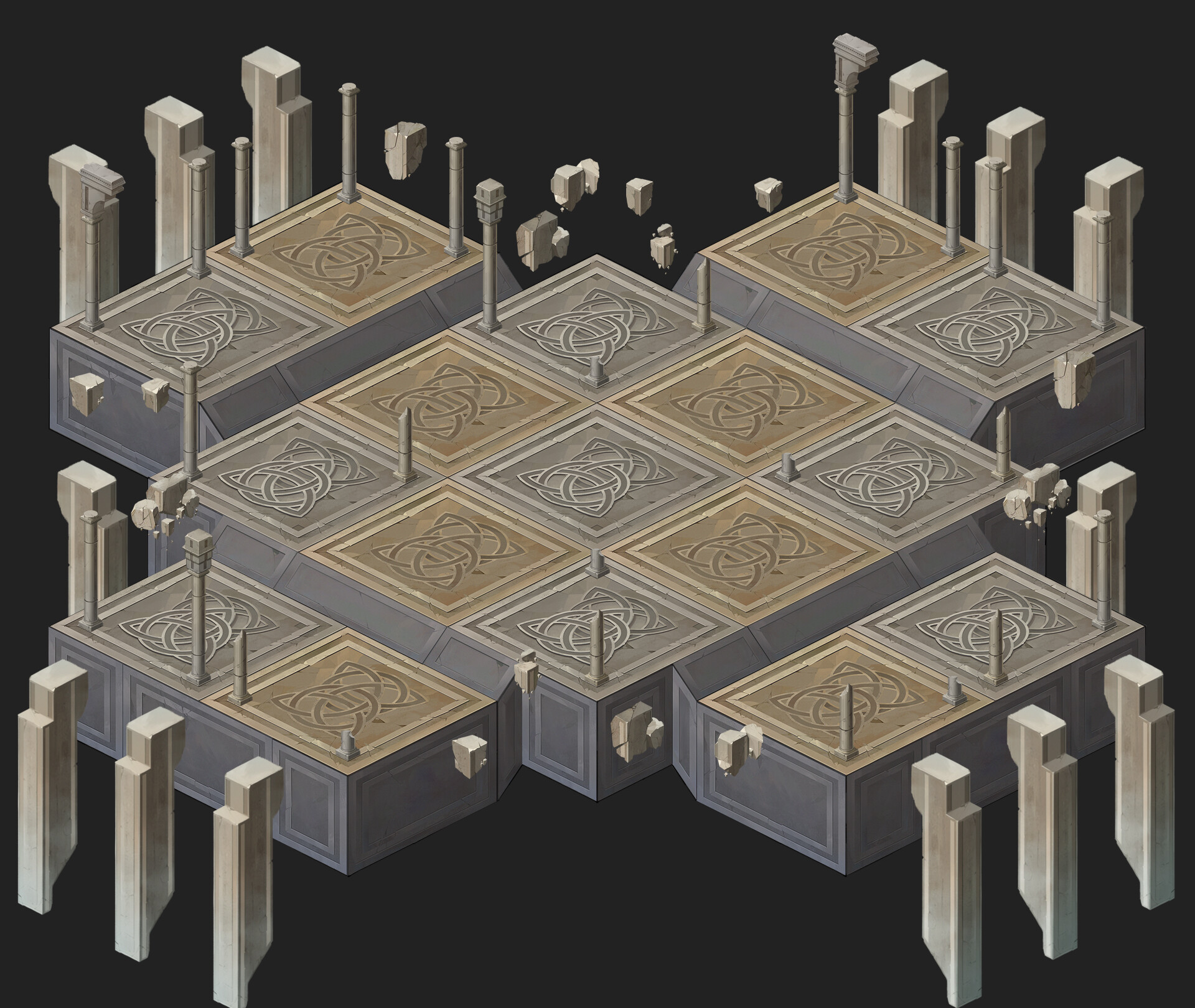 c2note - project isekai game art - prototype background