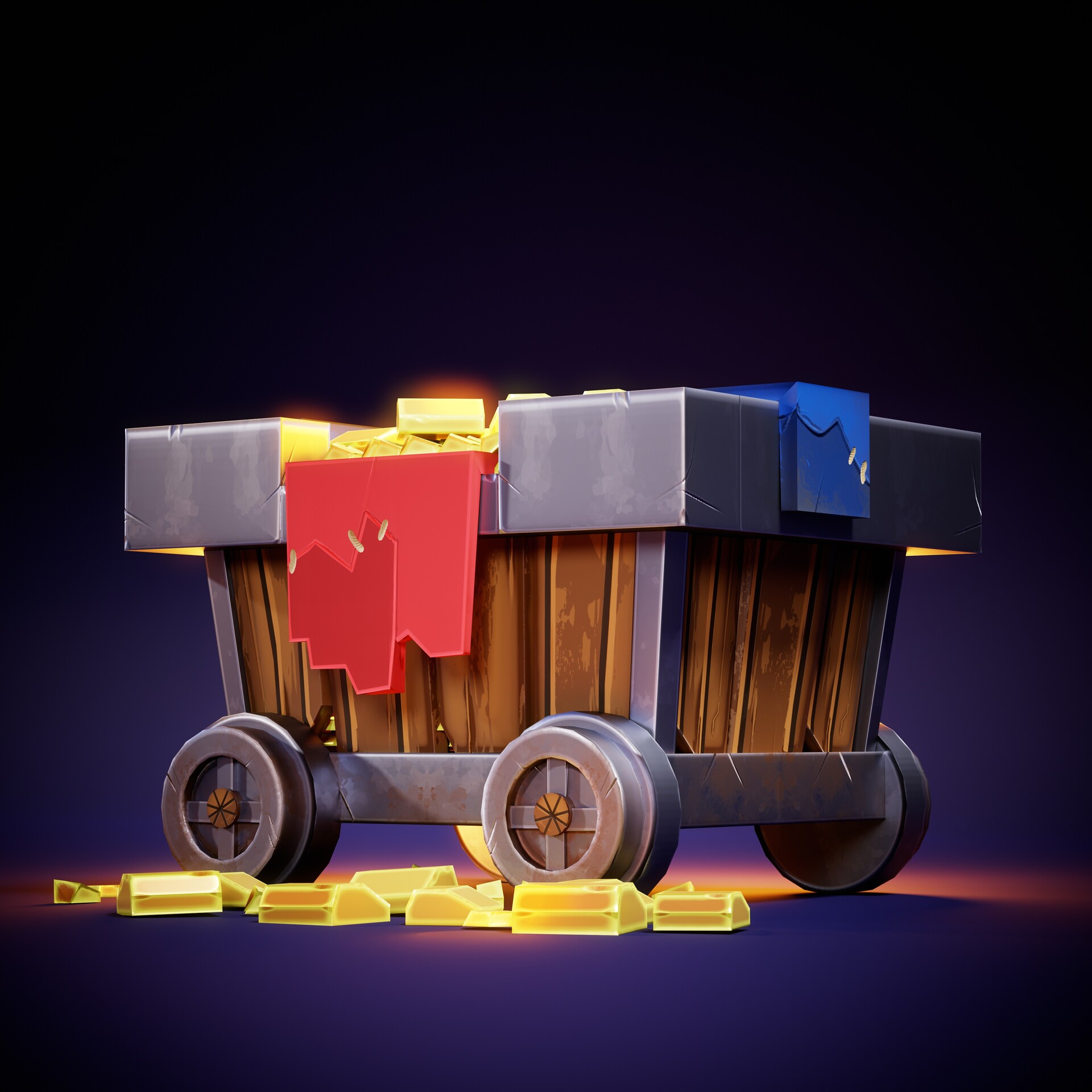 ArtStation - Mine Trolley