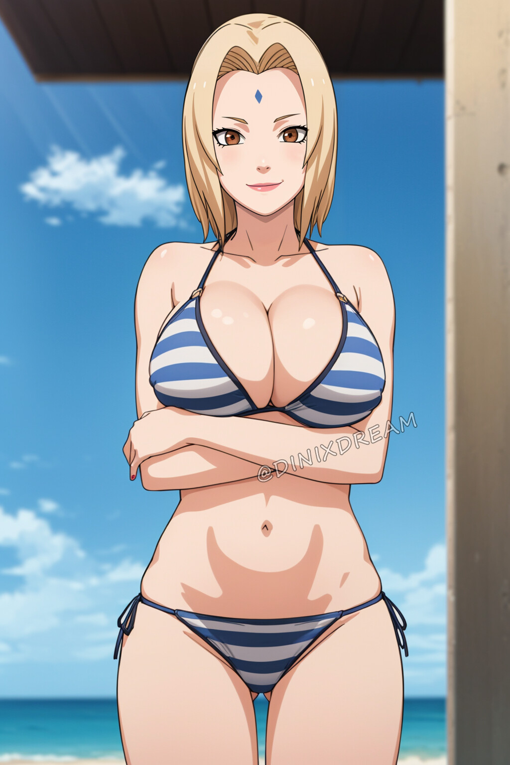 ArtStation - Tsunade bikini