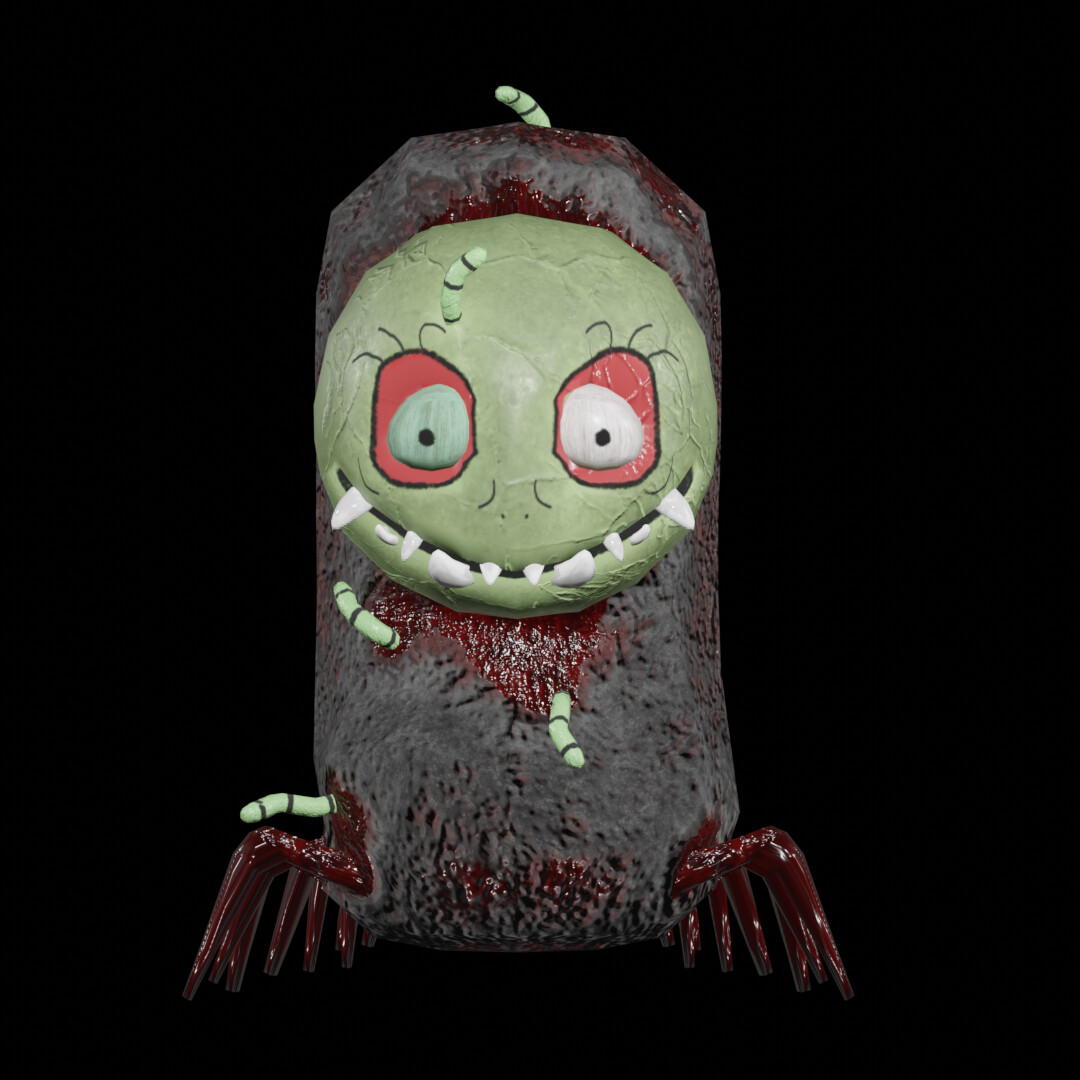 ArtStation - Astral Larvaei Enemy Model