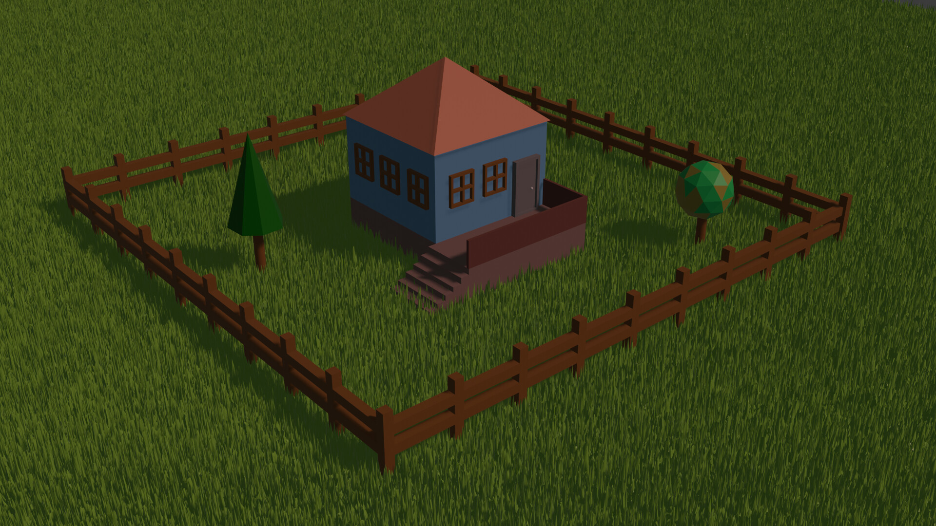 ArtStation - Low poly house