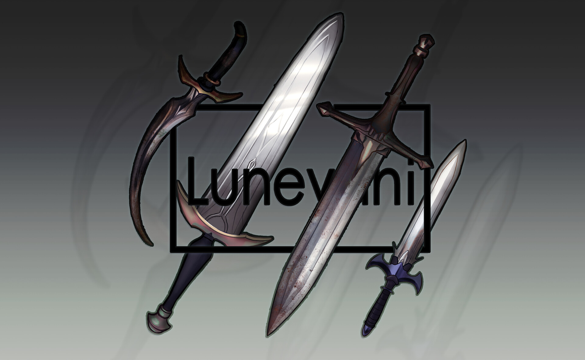 ArtStation - 2D Game assets: Swords, knives etc