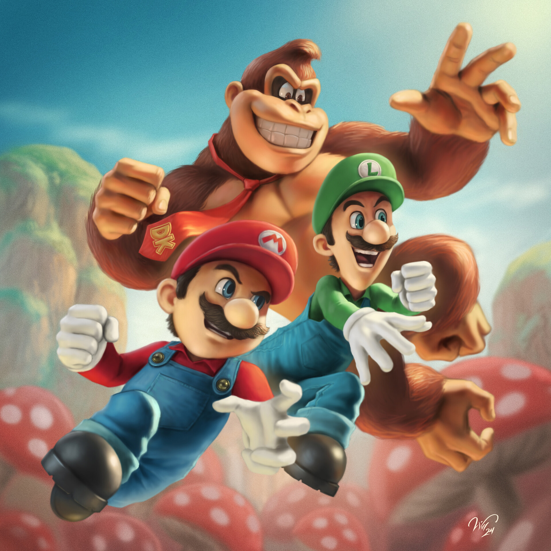 ArtStation - Mario Fanart