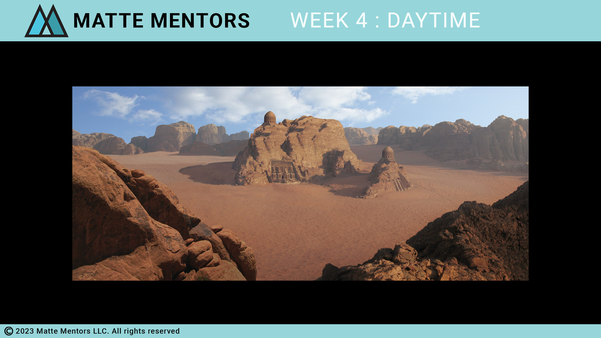 Eric Bouffard - Works from my updated course: Intro to Matte Painting