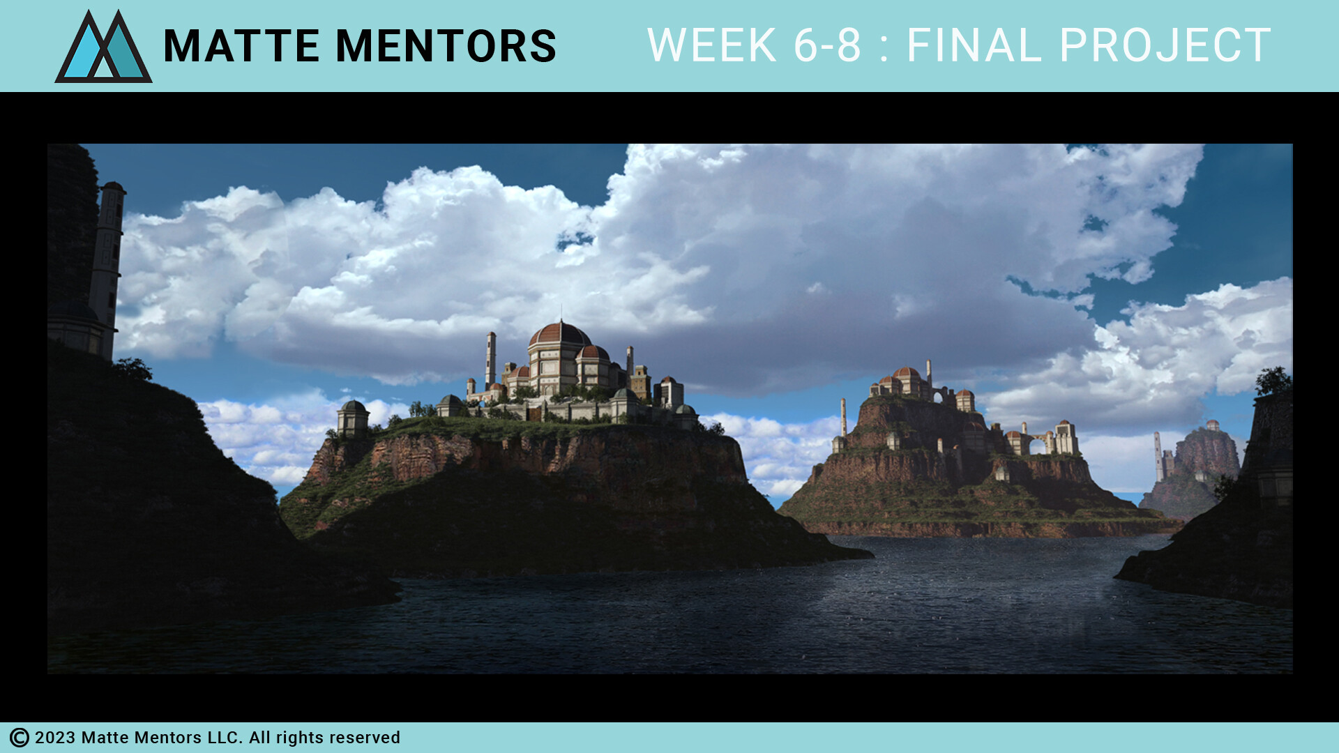 Eric Bouffard - Works from my updated course: Intro to Matte Painting