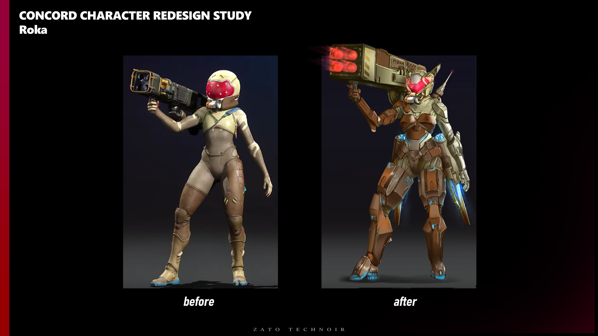 ArtStation - Concord Character Redesign Study - Roka