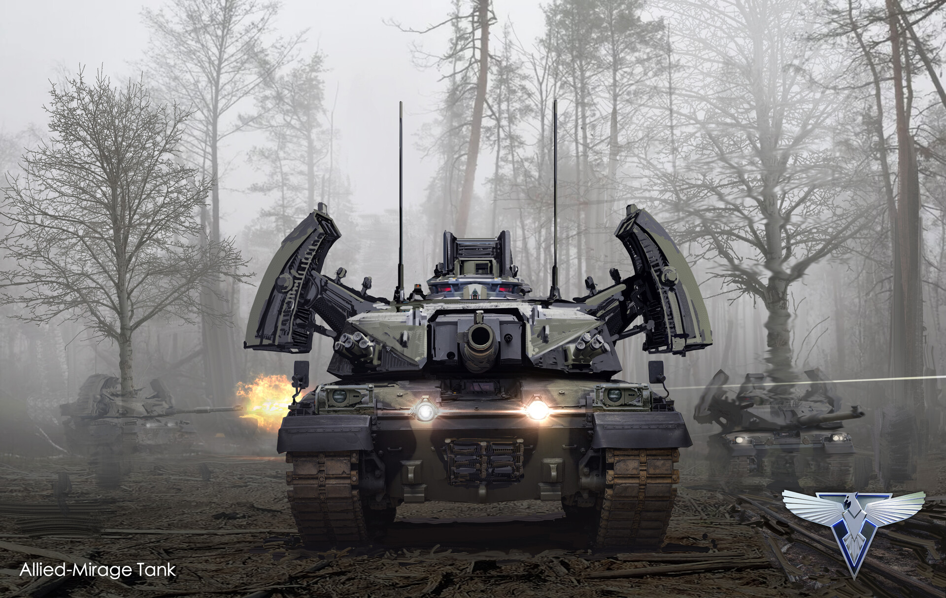ArtStation - Allied-Mirage Tank
