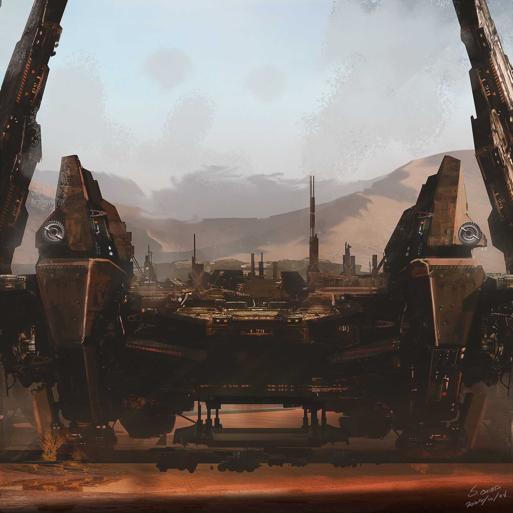 ArtStation - conceptArt sciFi photoshop dijital2Dpaint photoBash