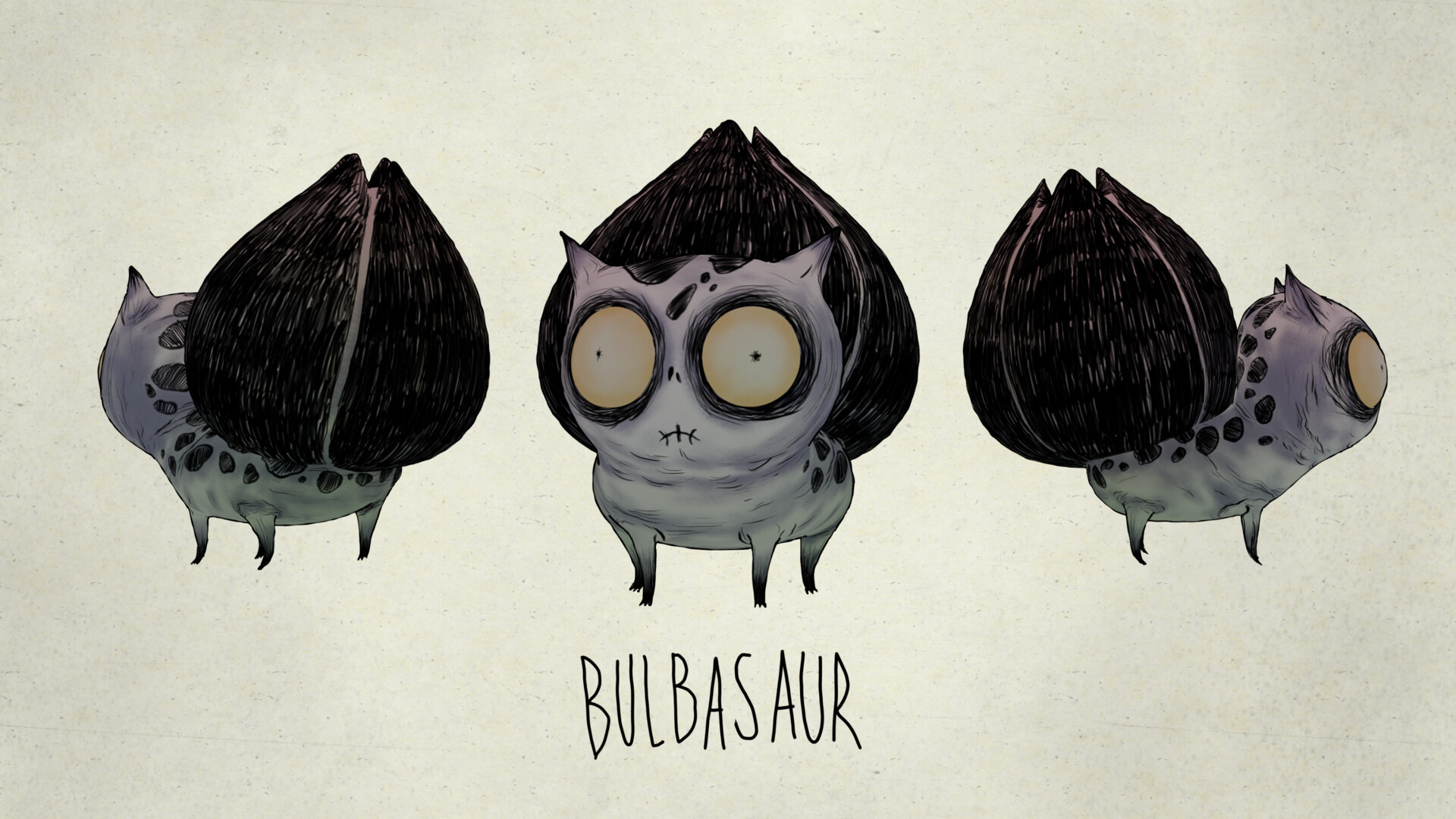 ArtStation - Bulbasaur by Tim Burton