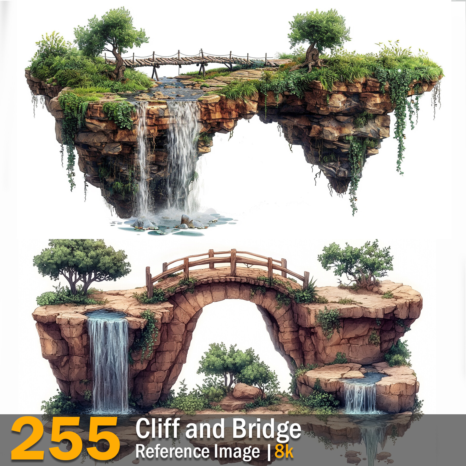 ArtStation - Cliff and Bridge | Reference Images | 8k