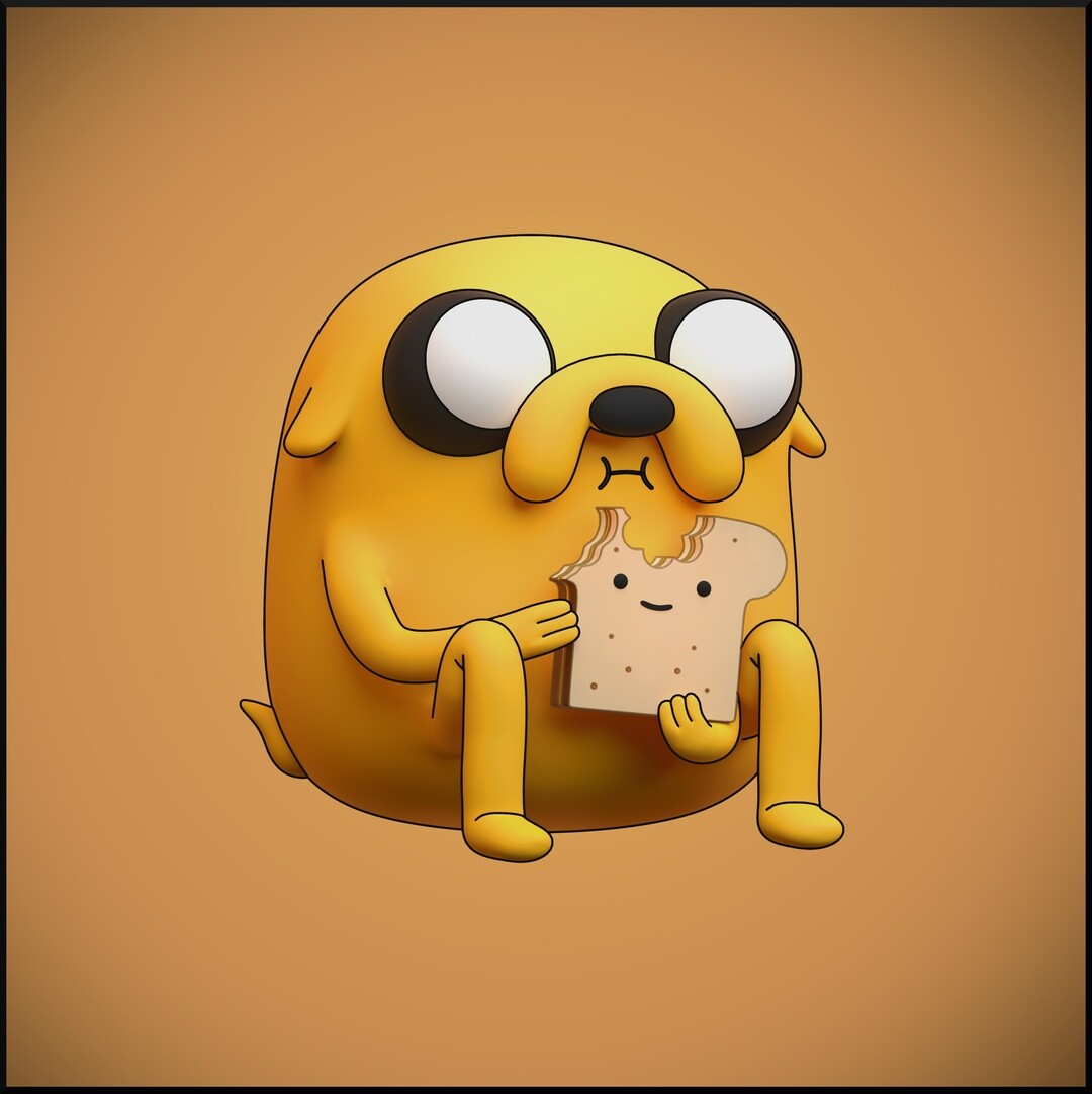 ArtStation - Jake from Adventure Time