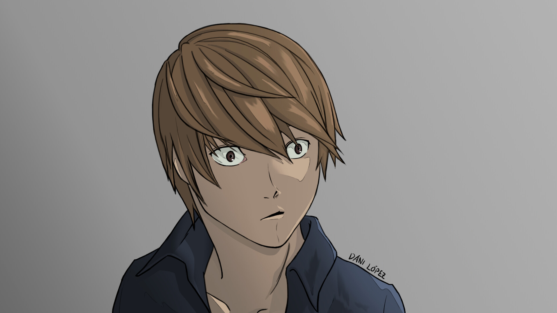 ArtStation - Light Yagami in Persona Style.