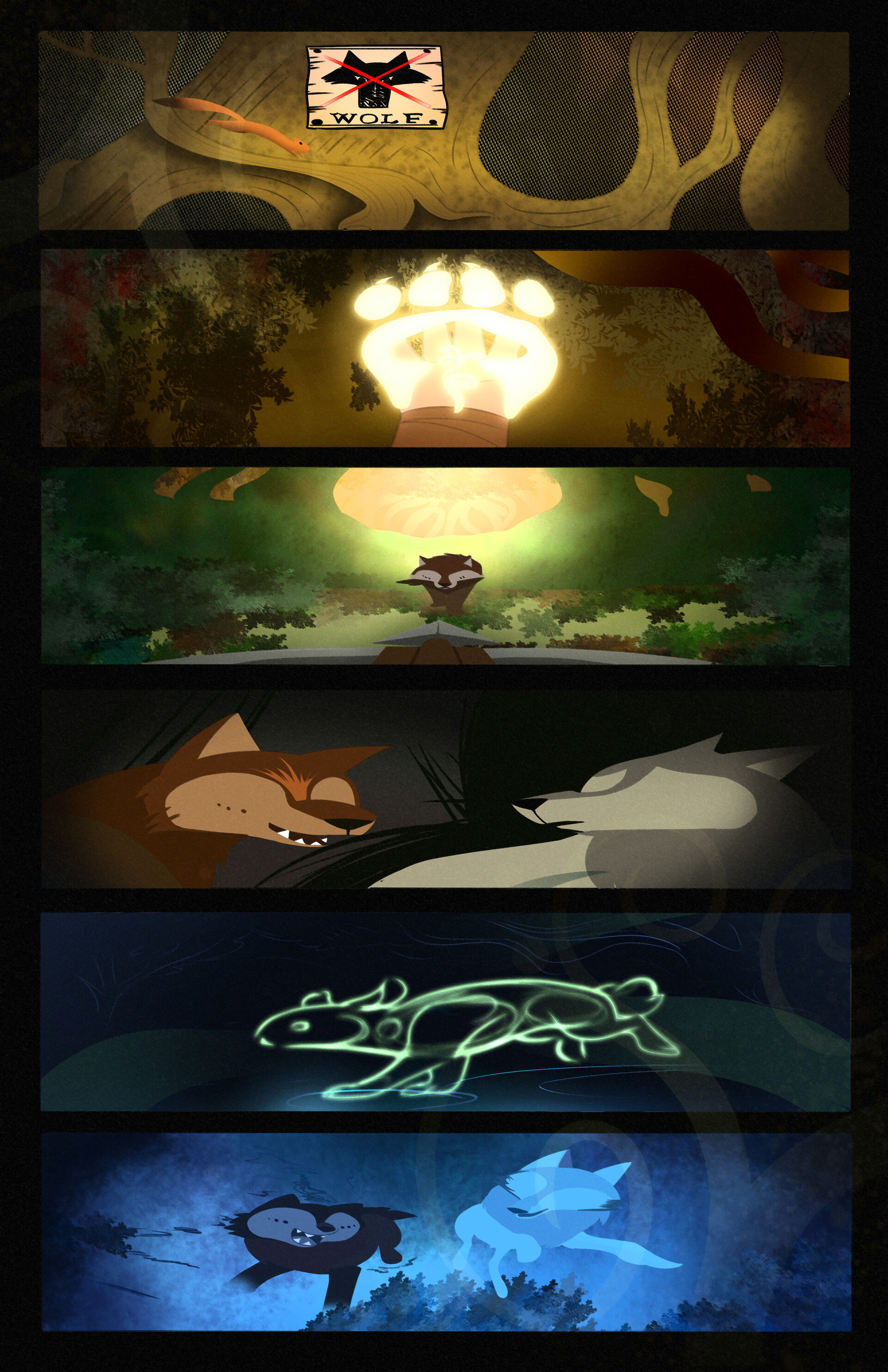 ArtStation - Color Script-Wolf Walkers