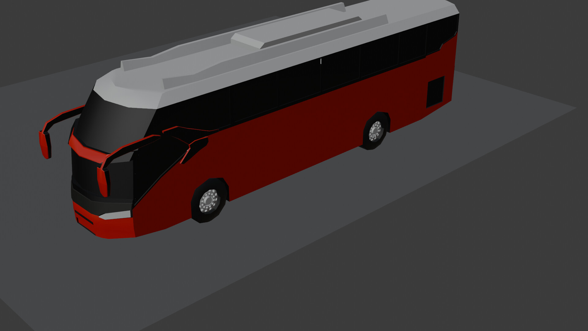 ArtStation - red bus