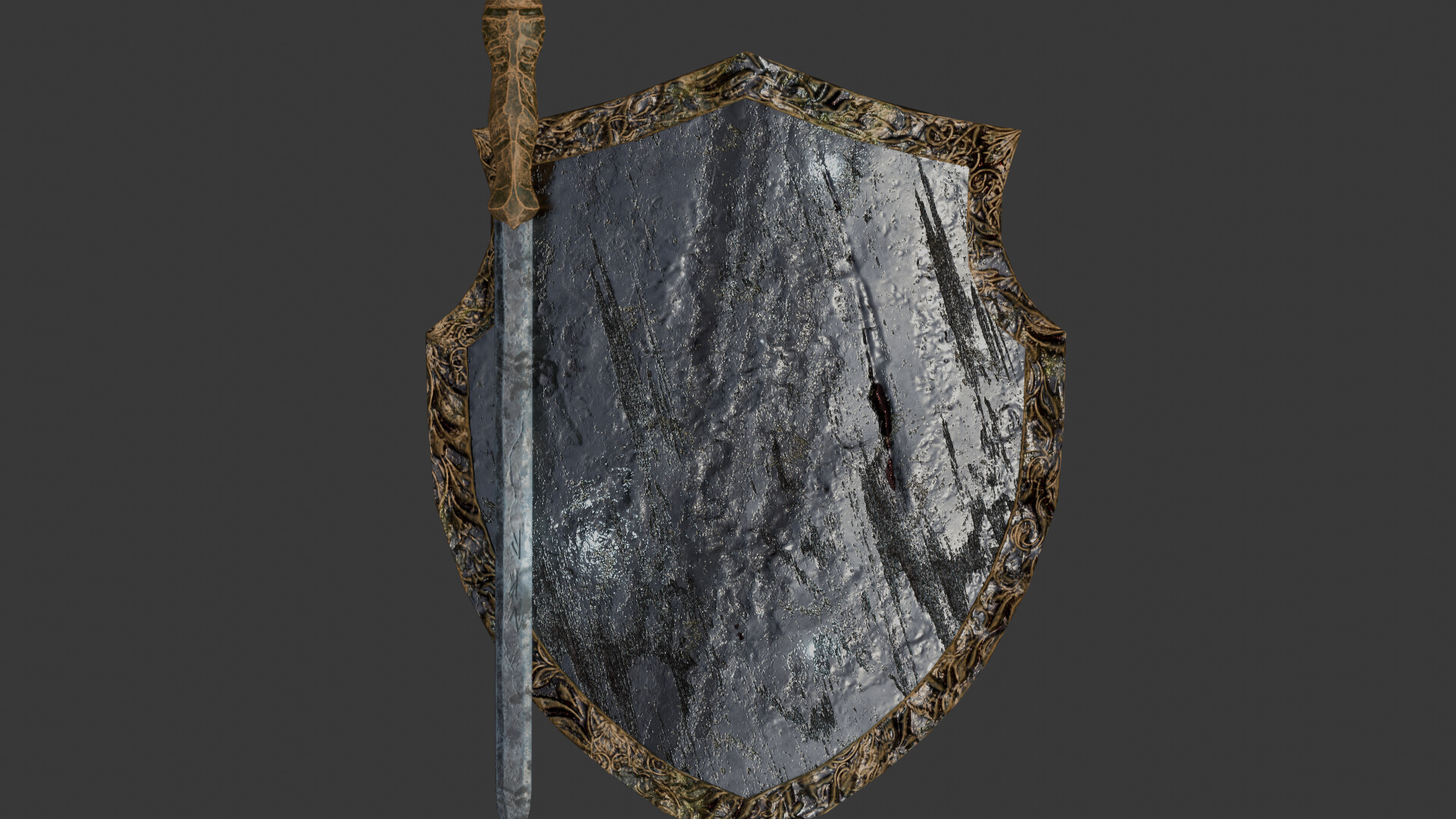 ArtStation - sword and shield