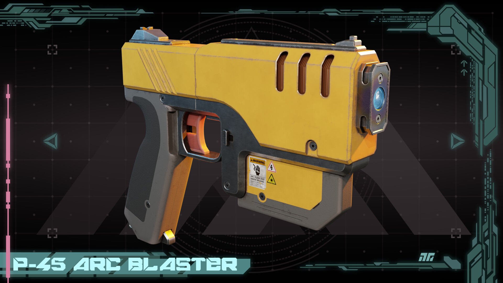 ArtStation - P-45 Arc Blaster Design
