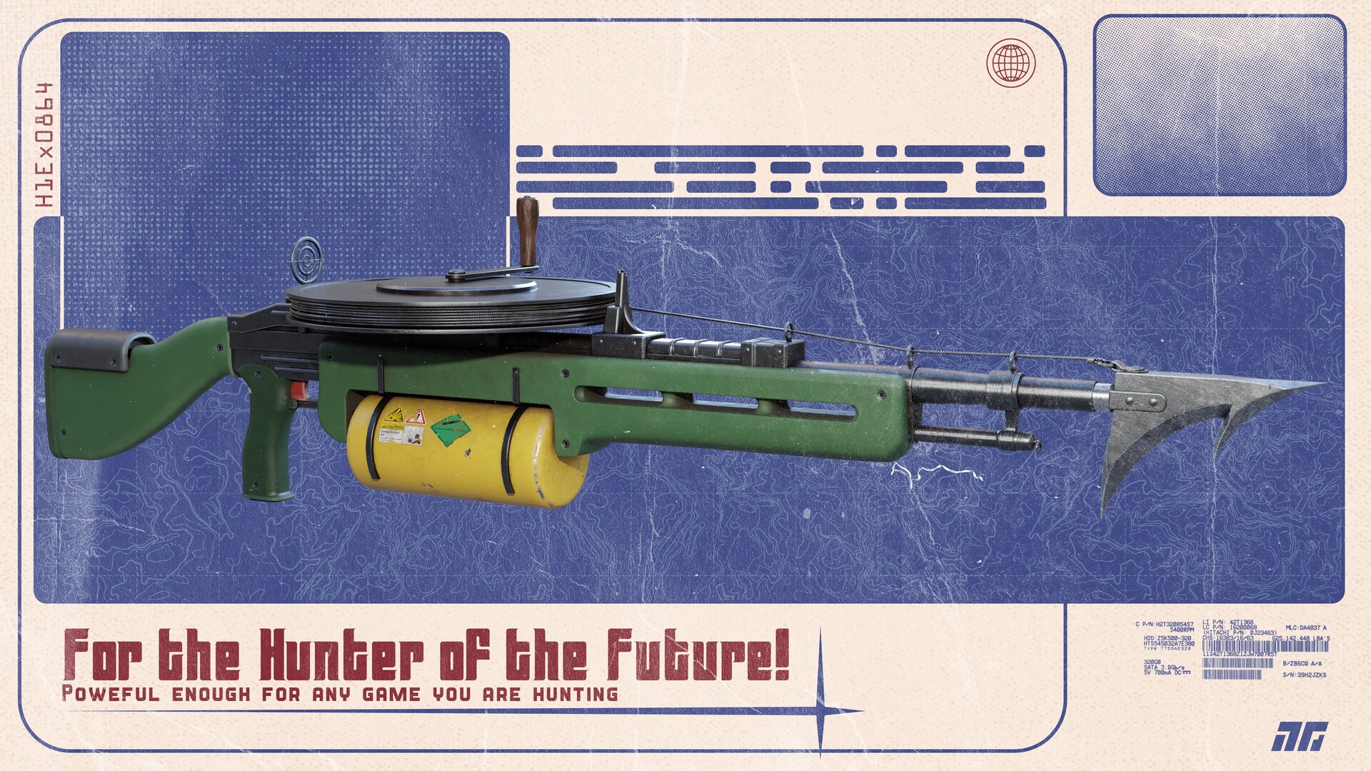 Daniel Gabura - Sci-fi Harpoon Design