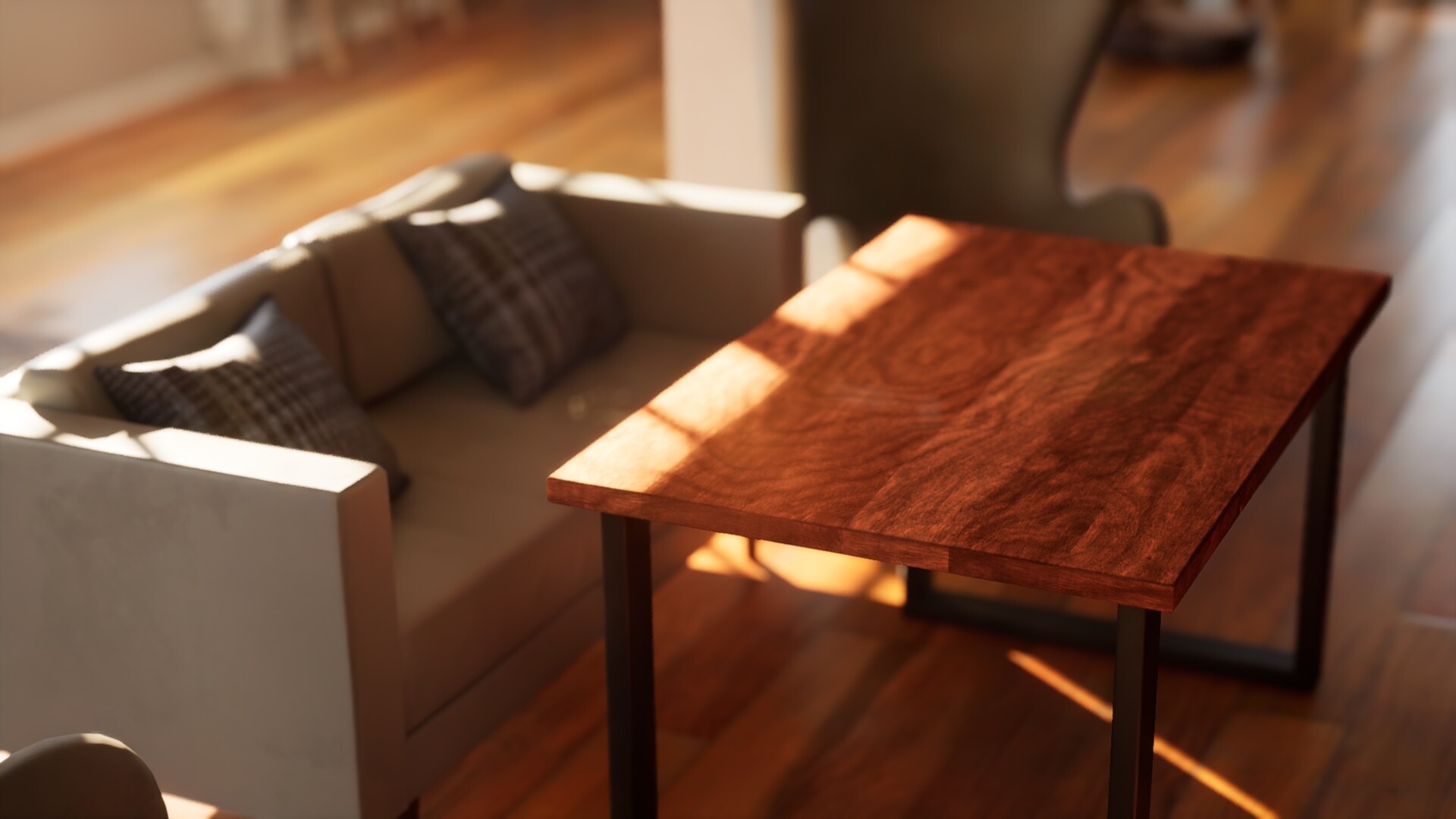 ArtStation - Wooden Table Model