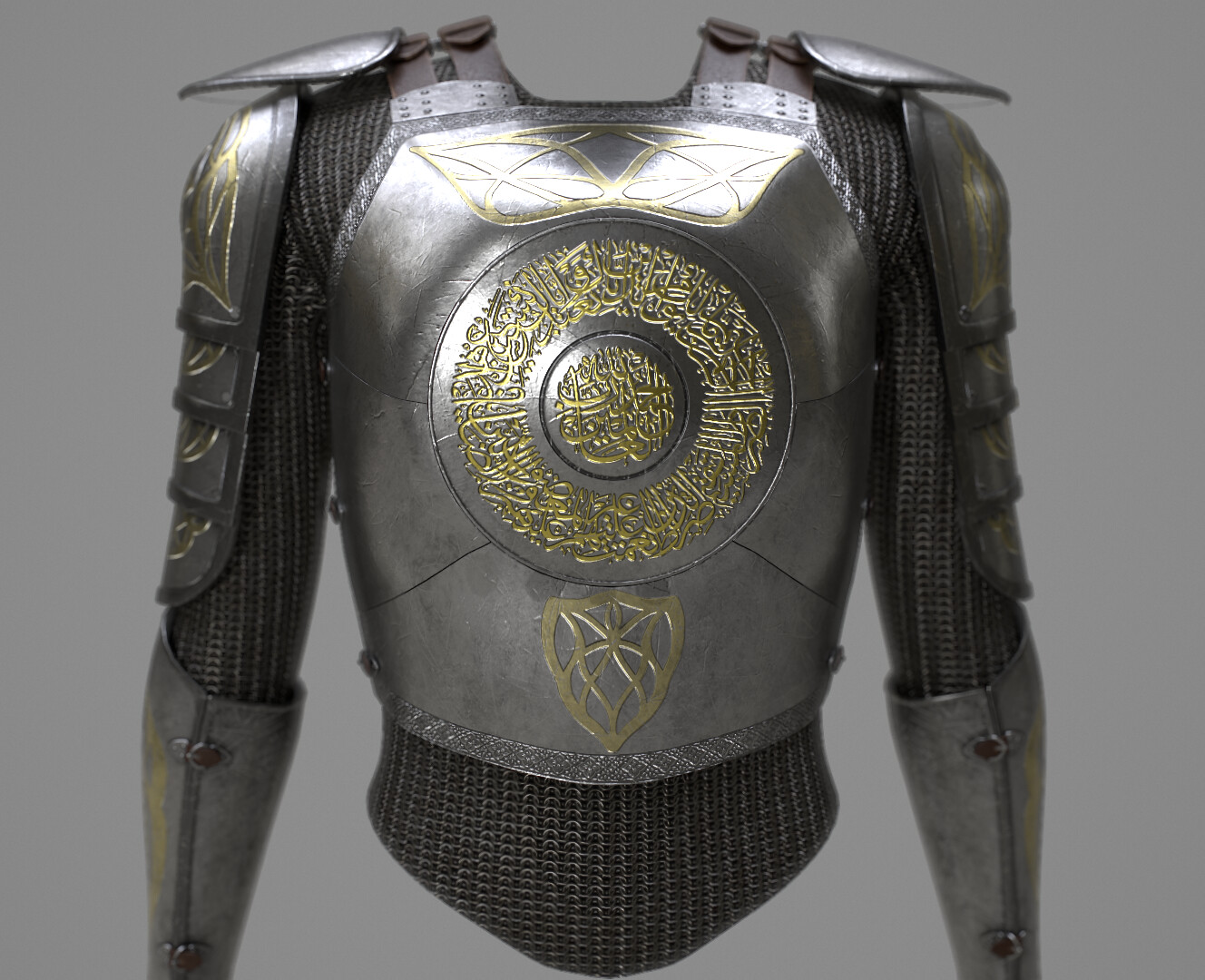 Aziz iqbal - Middle east armor 3D render