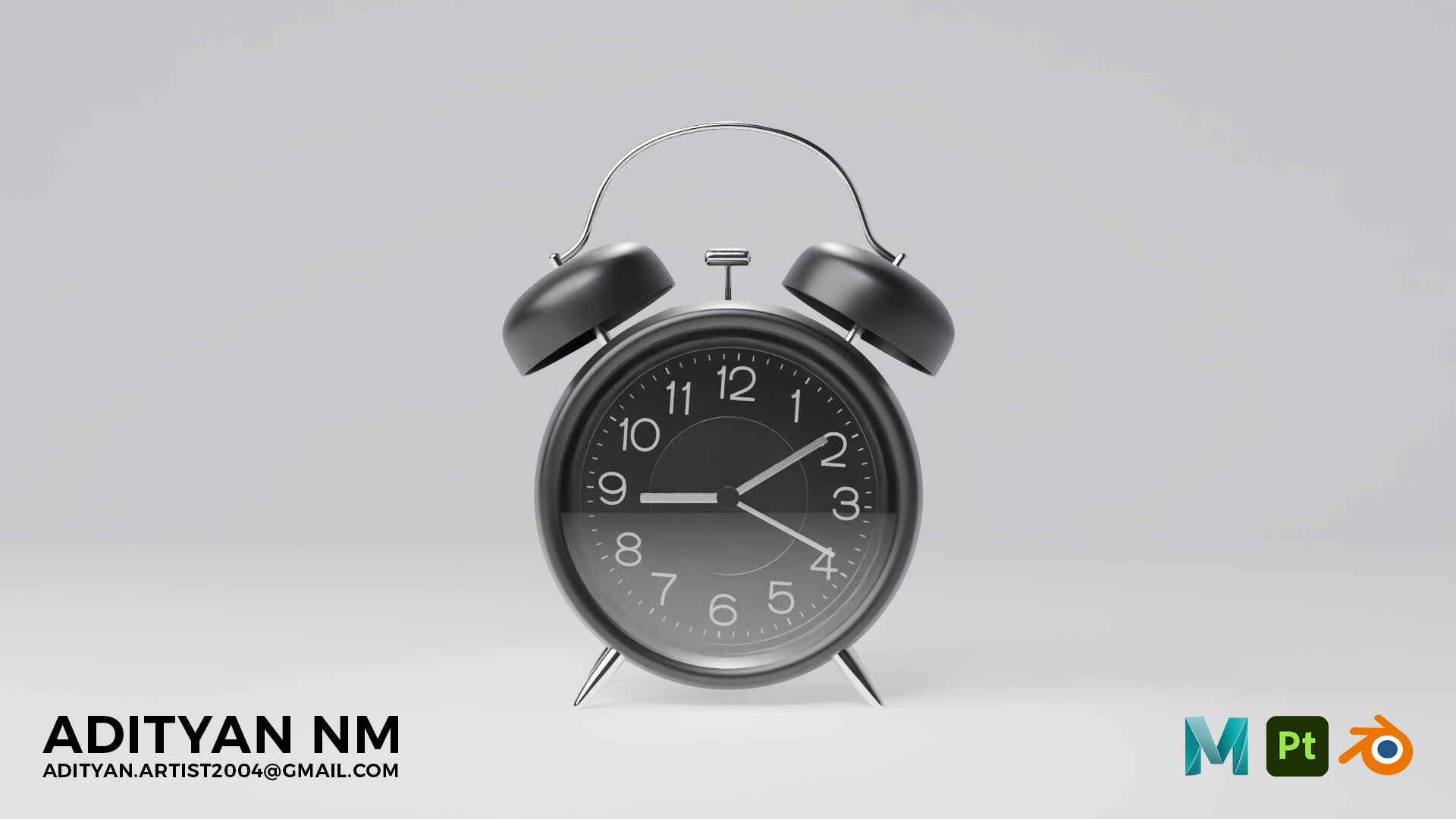 ArtStation - Alarm Clock 3D Model