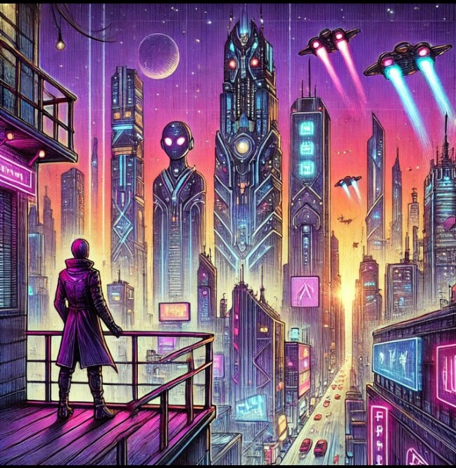 Artstation Neon Horizon