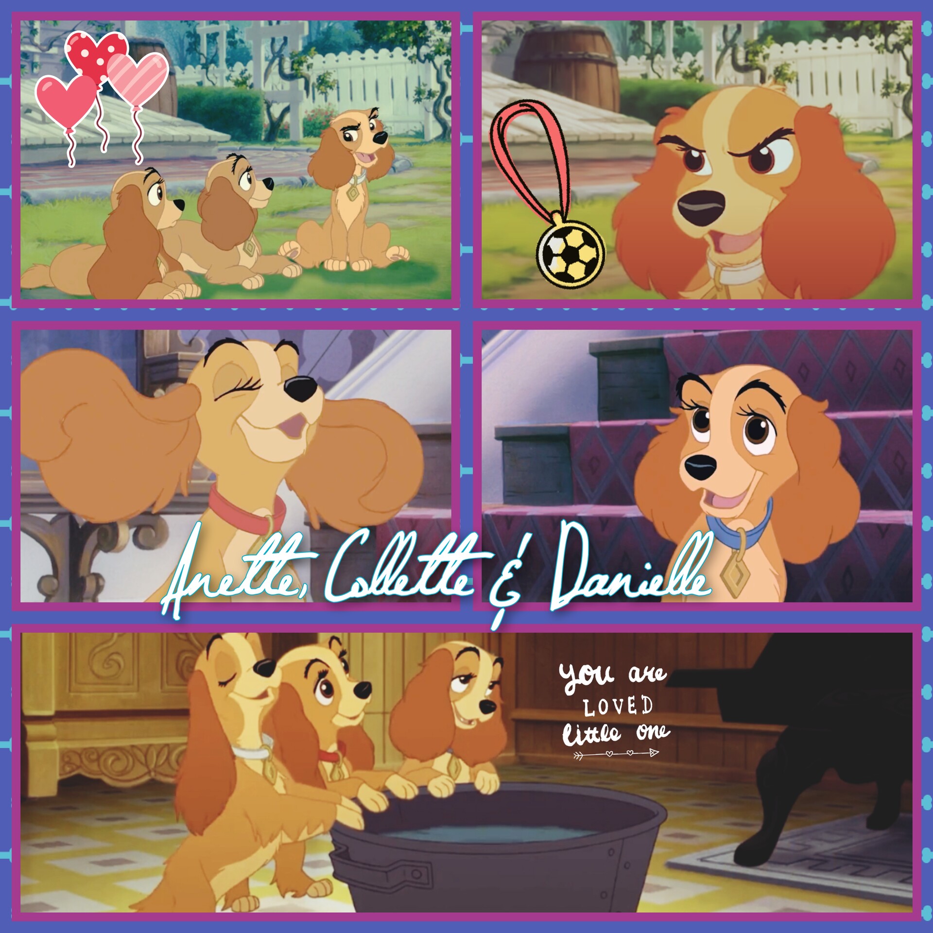 ArtStation - Anette, Collette & Danielle - The Lady and the Tramp