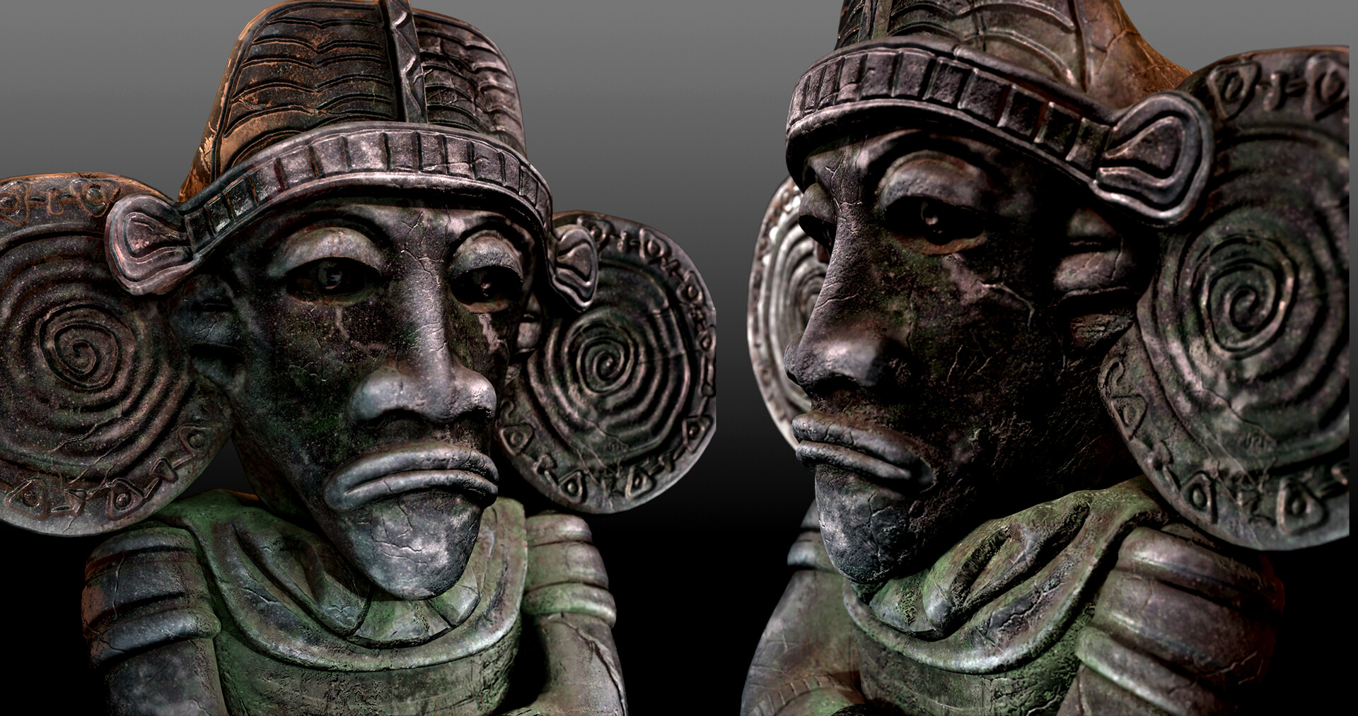 Enzo Di Giacomo - Areyeto Tribe Ritual Assets and Figures