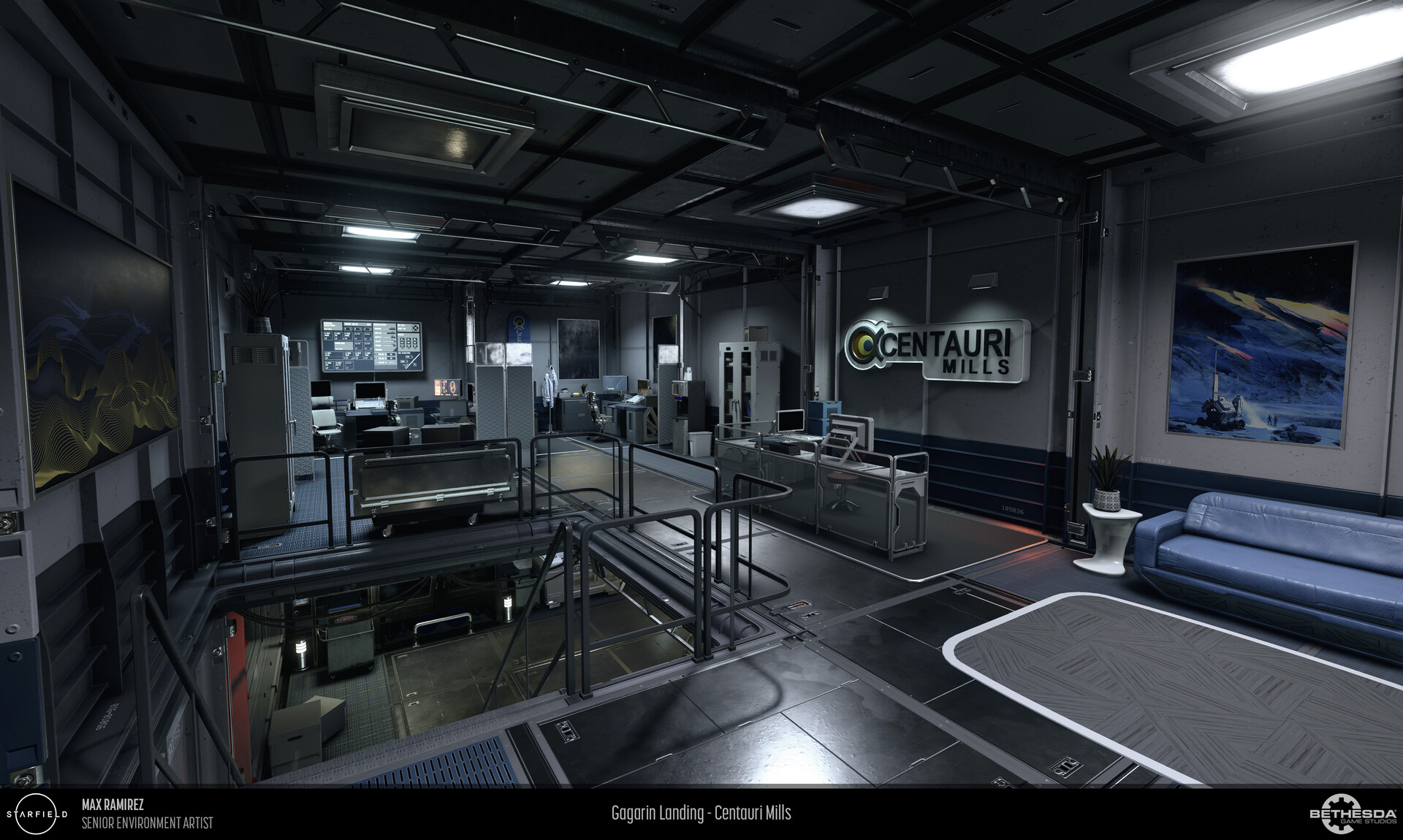 Max Ramirez - Starfield - Gagarin Landing - Centauri Mills
