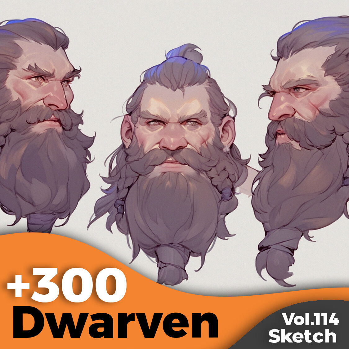 ArtStation - +300 Dwarven Sketch Reference(4k)