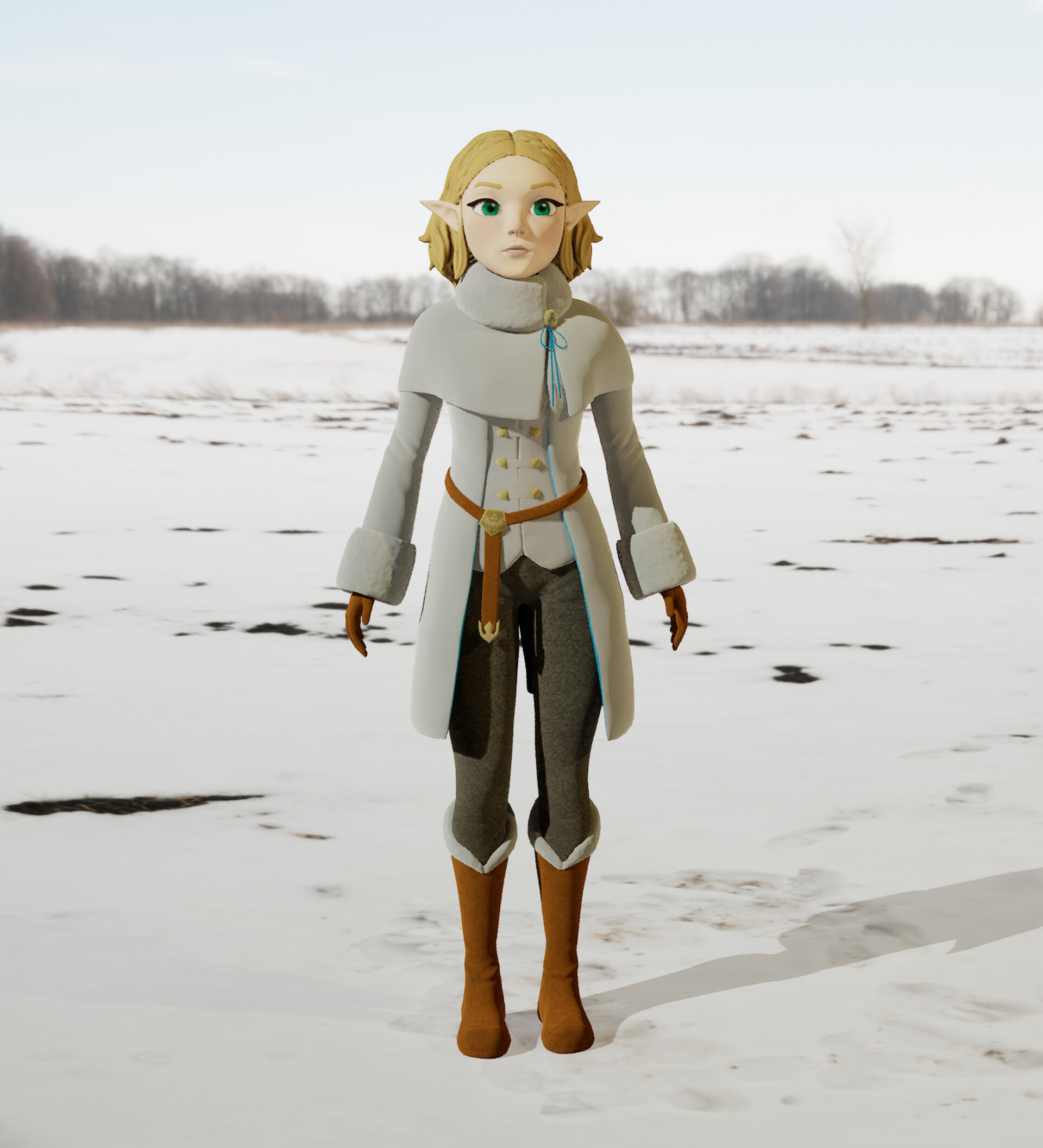 ArtStation - Stylized Zelda model