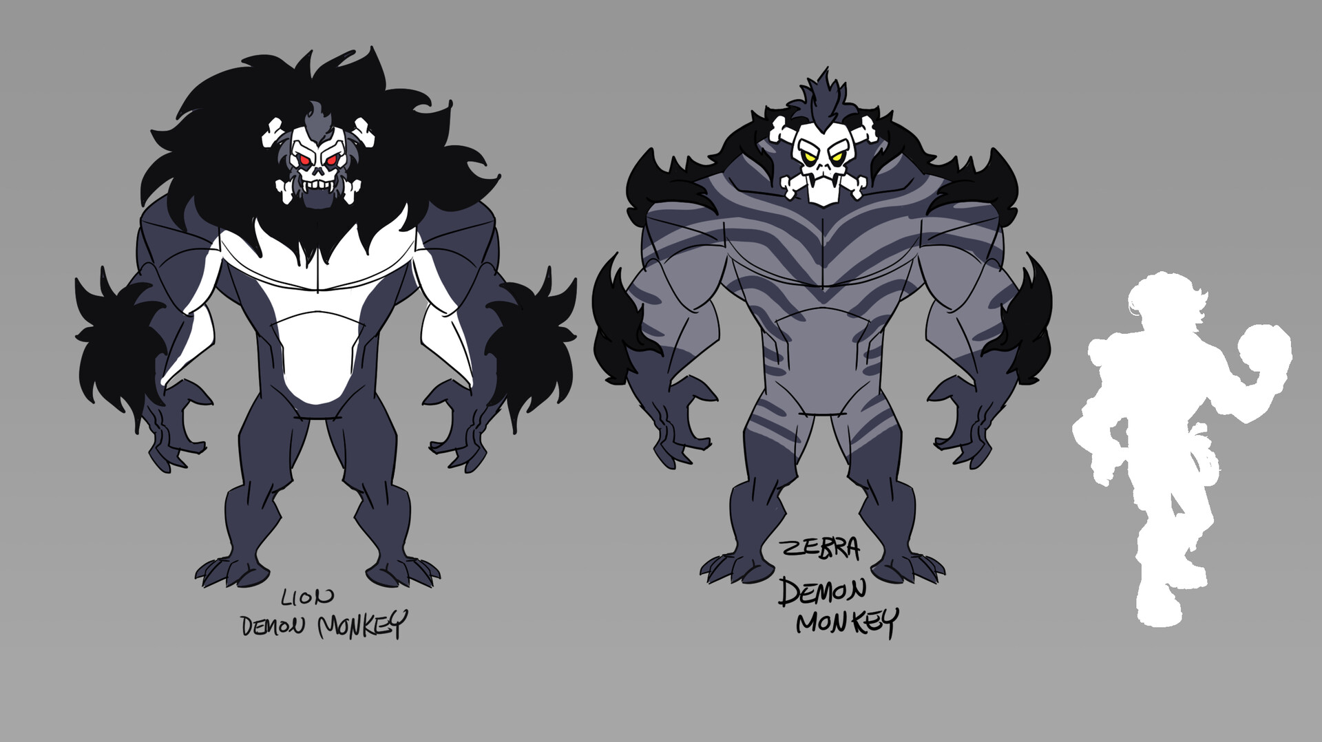 how to draw temple run demon monkey