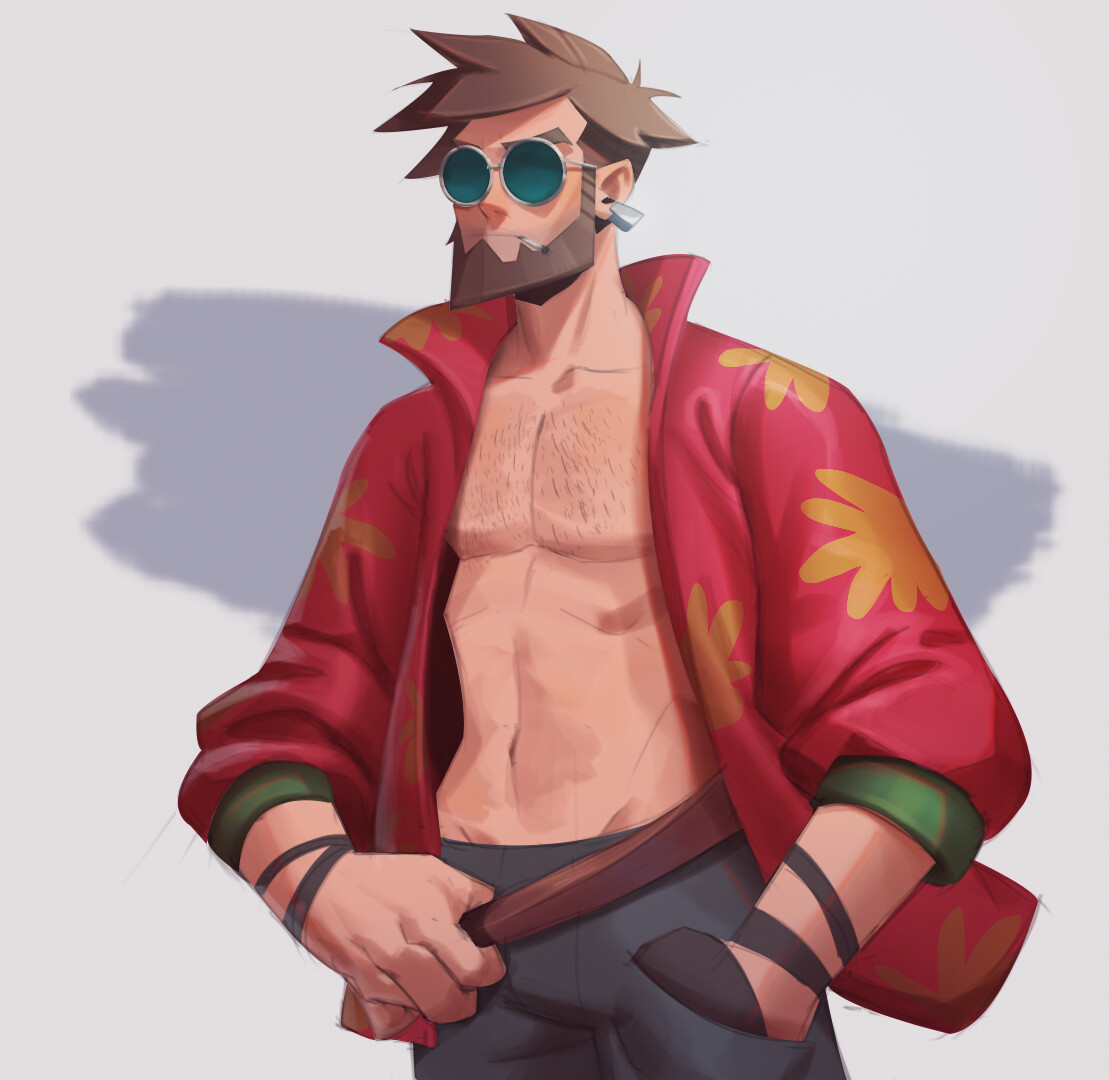ArtStation - Dude with glasses