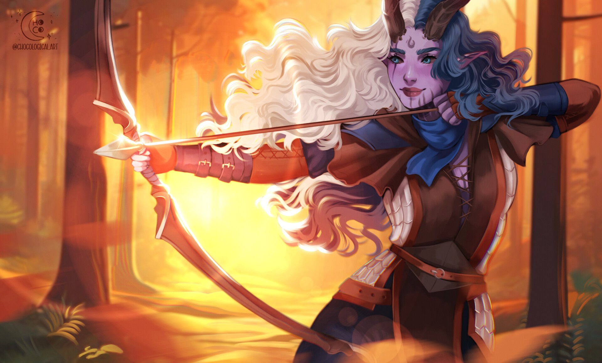 ArtStation - DnD Commission - Tiefling