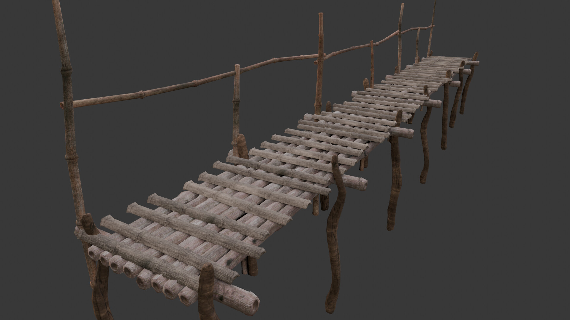 ArtStation - Bamboo bridge