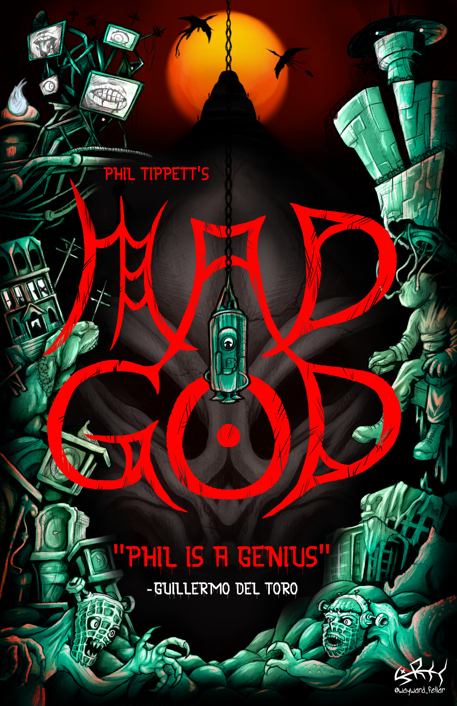 ArtStation - Mad God poster
