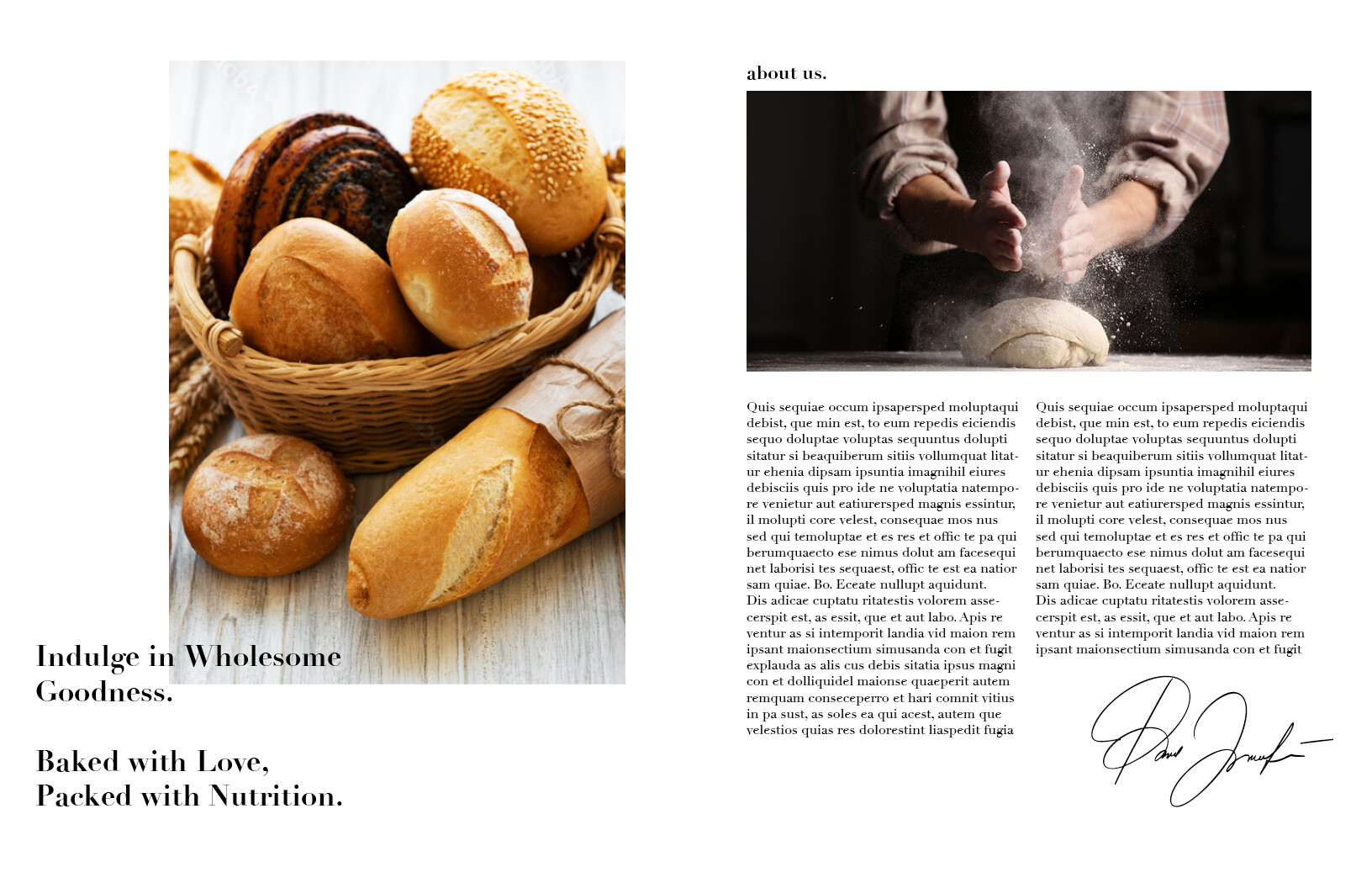 ArtStation - Bakery Magazine Spread