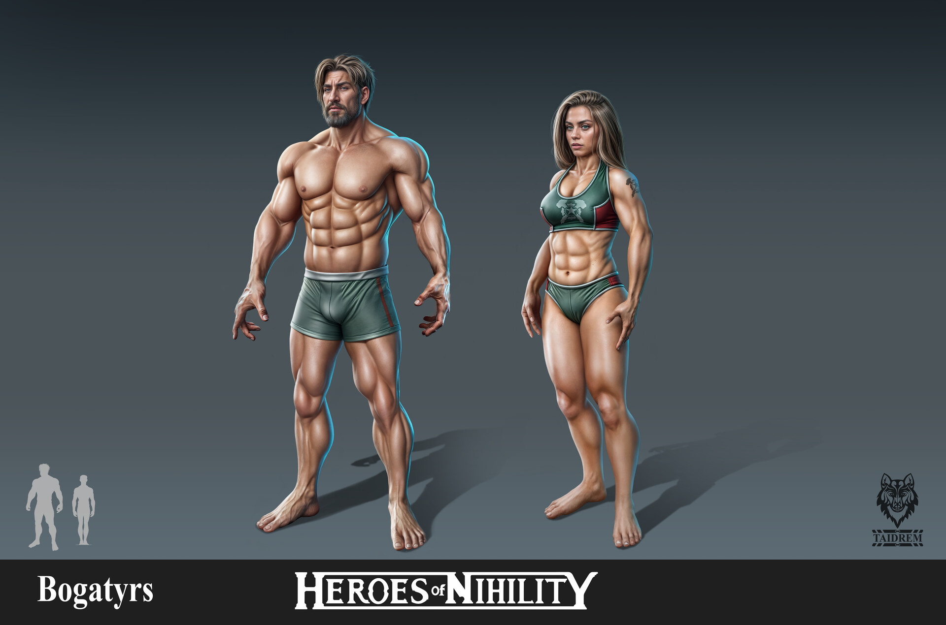 ArtStation - Heroes of NihiliTy - Bogatyrs