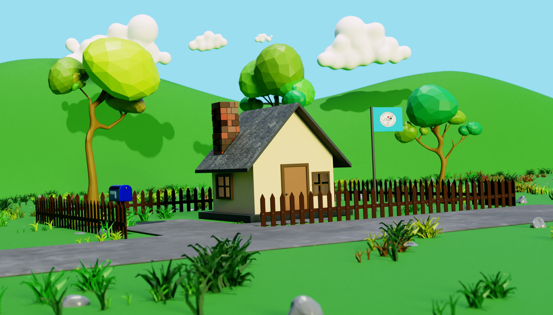 ArtStation - Low poly House