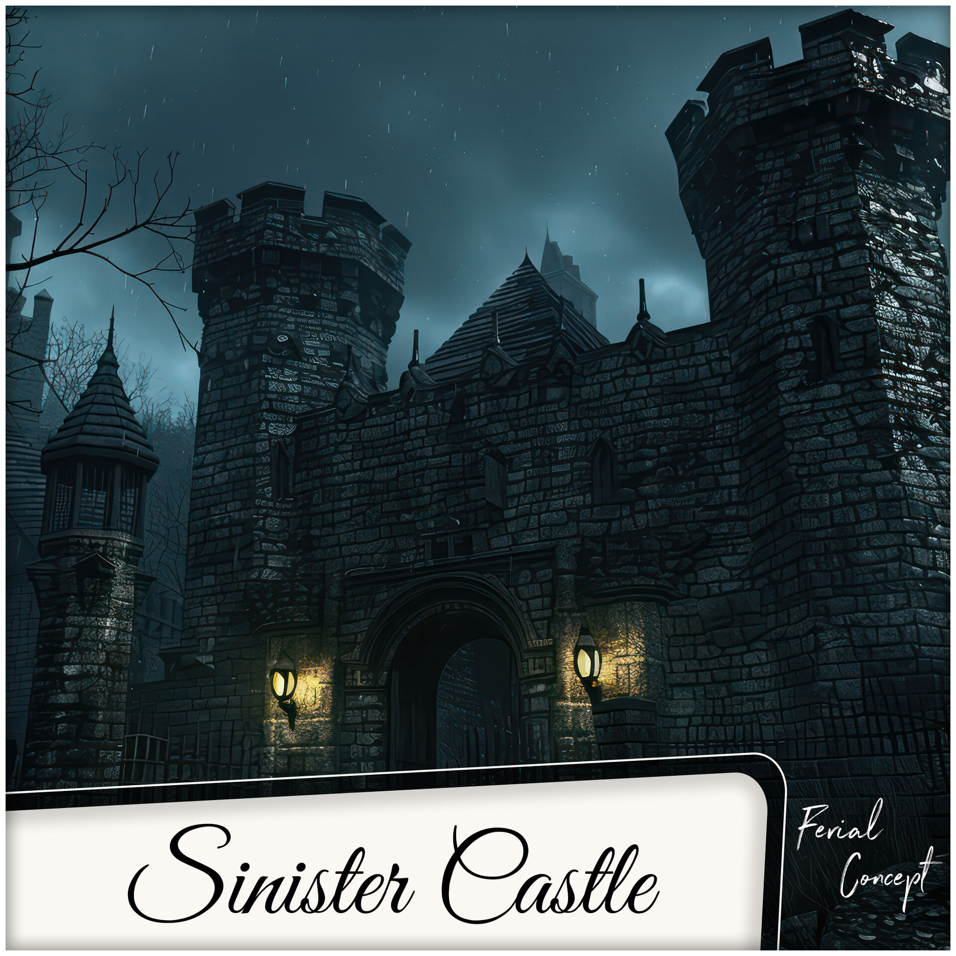 ArtStation - 🔹220 Sinister Castle - Environment Concept Reference Image ...