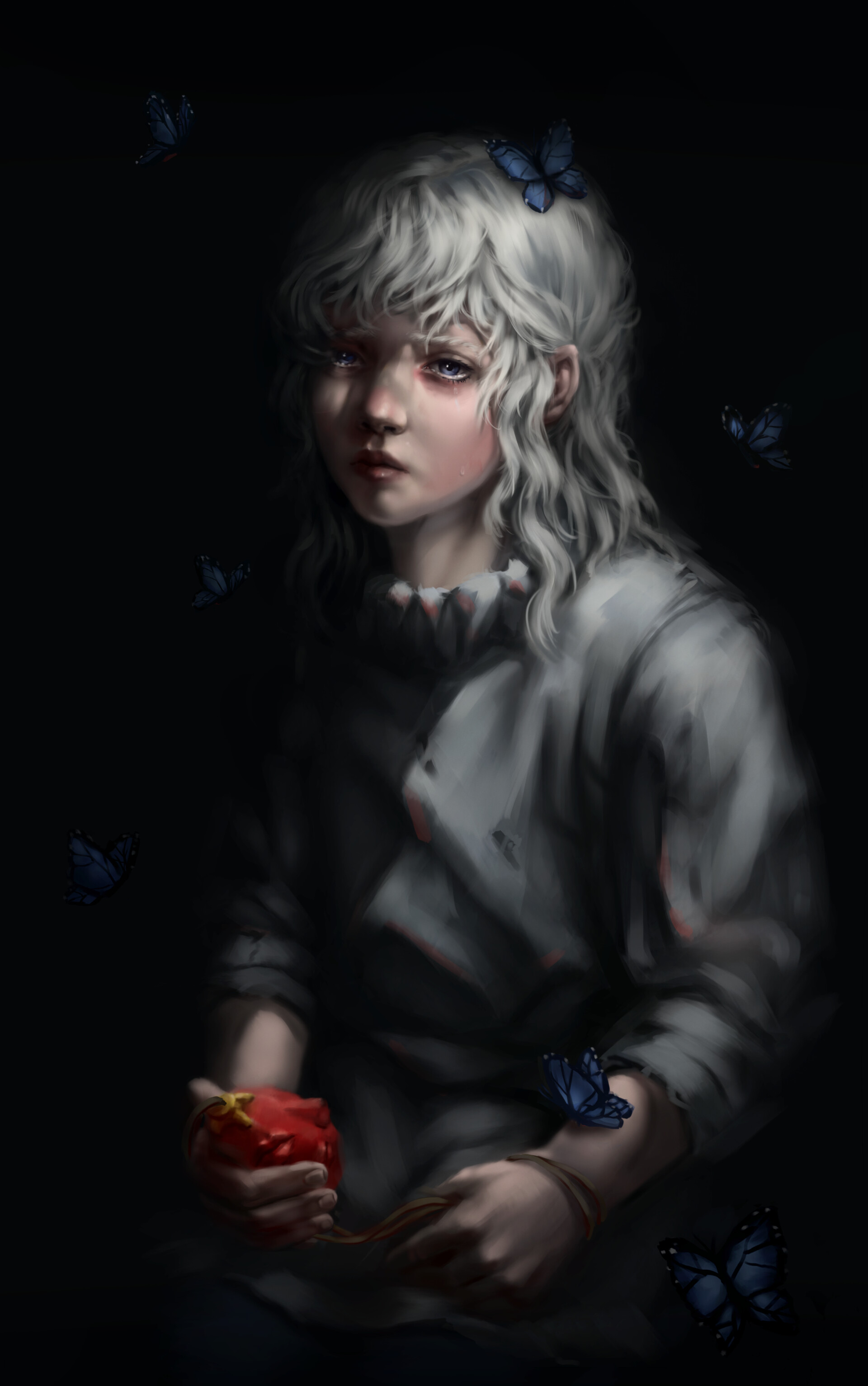 ArtStation - Young Griffith with The Behelit and Butterflies